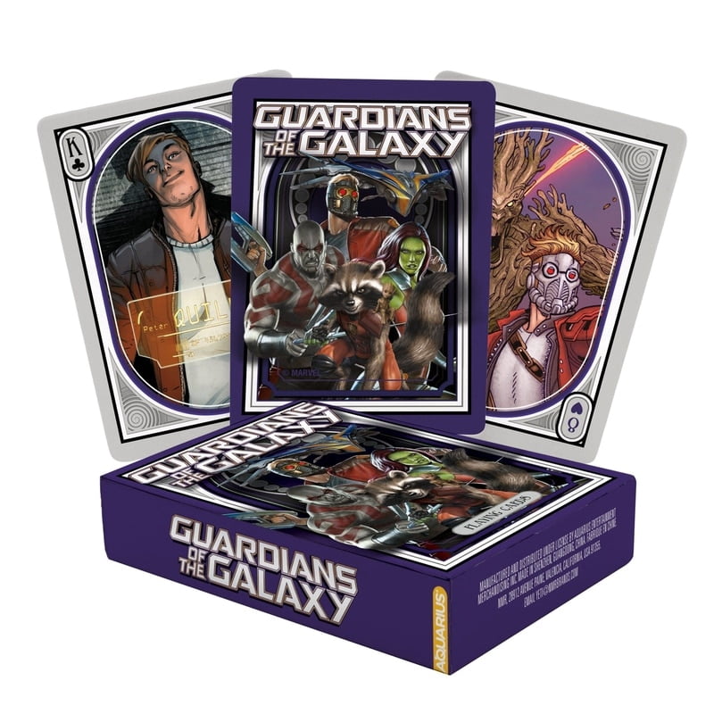 Marvel Guardians of the Galaxy (Starlord, Groot) Playing Cards by ...