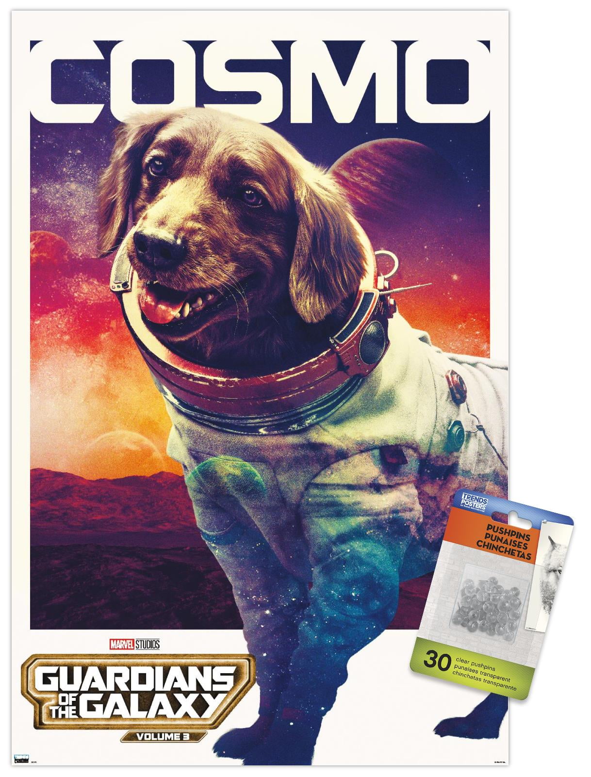 Marvel Guardians of the Galaxy Vol. 3 - Cosmo One Sheet Wall Poster ...