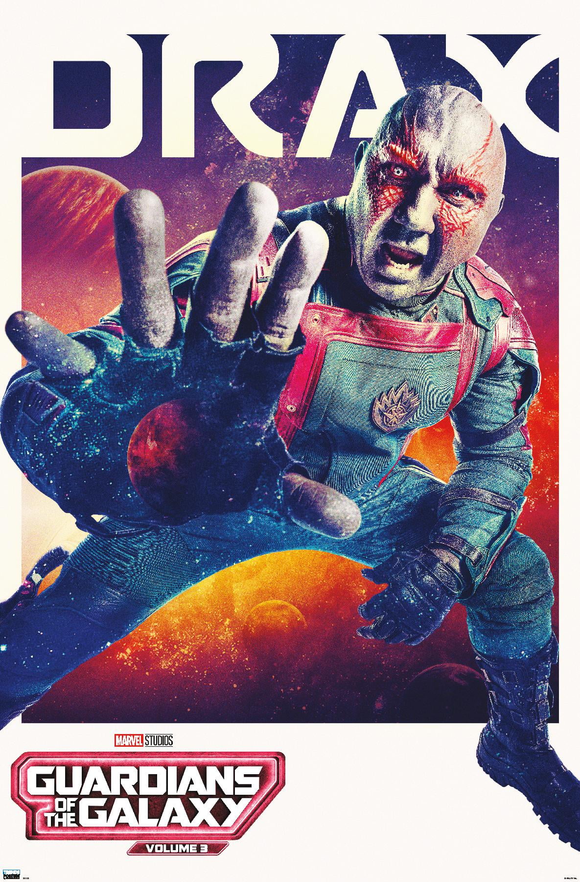 Marvel Guardians of the Galaxy Vol. 3 - Drax One Sheet Wall Poster, 14. ...