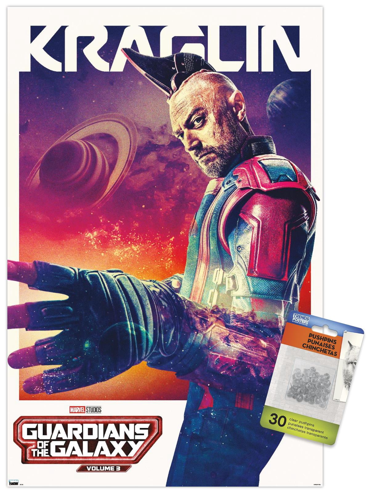 Marvel Guardians of the Galaxy Vol. 3 - Kraglin One Sheet Wall Poster ...