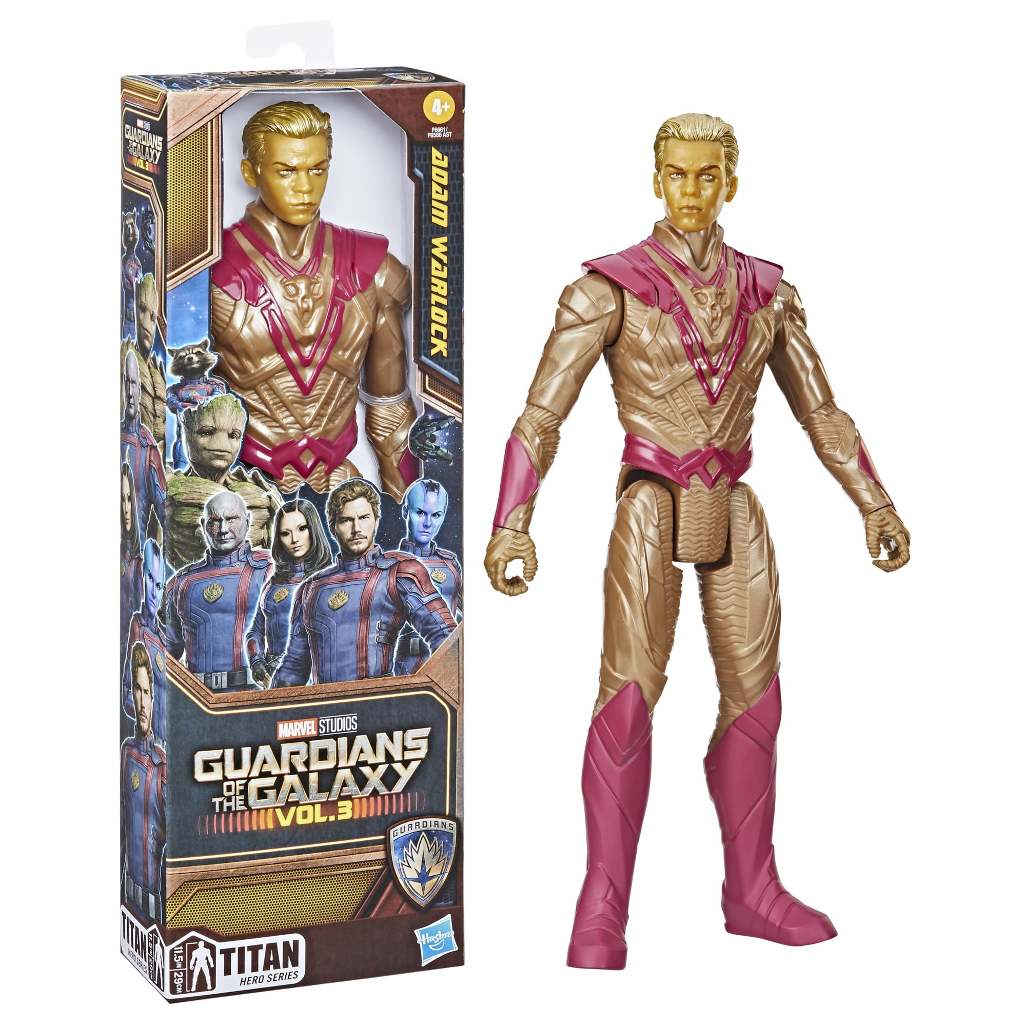 Marvel Guardians of the Galaxy Vol. 3 Titan Hero Series Adam Warlock ...