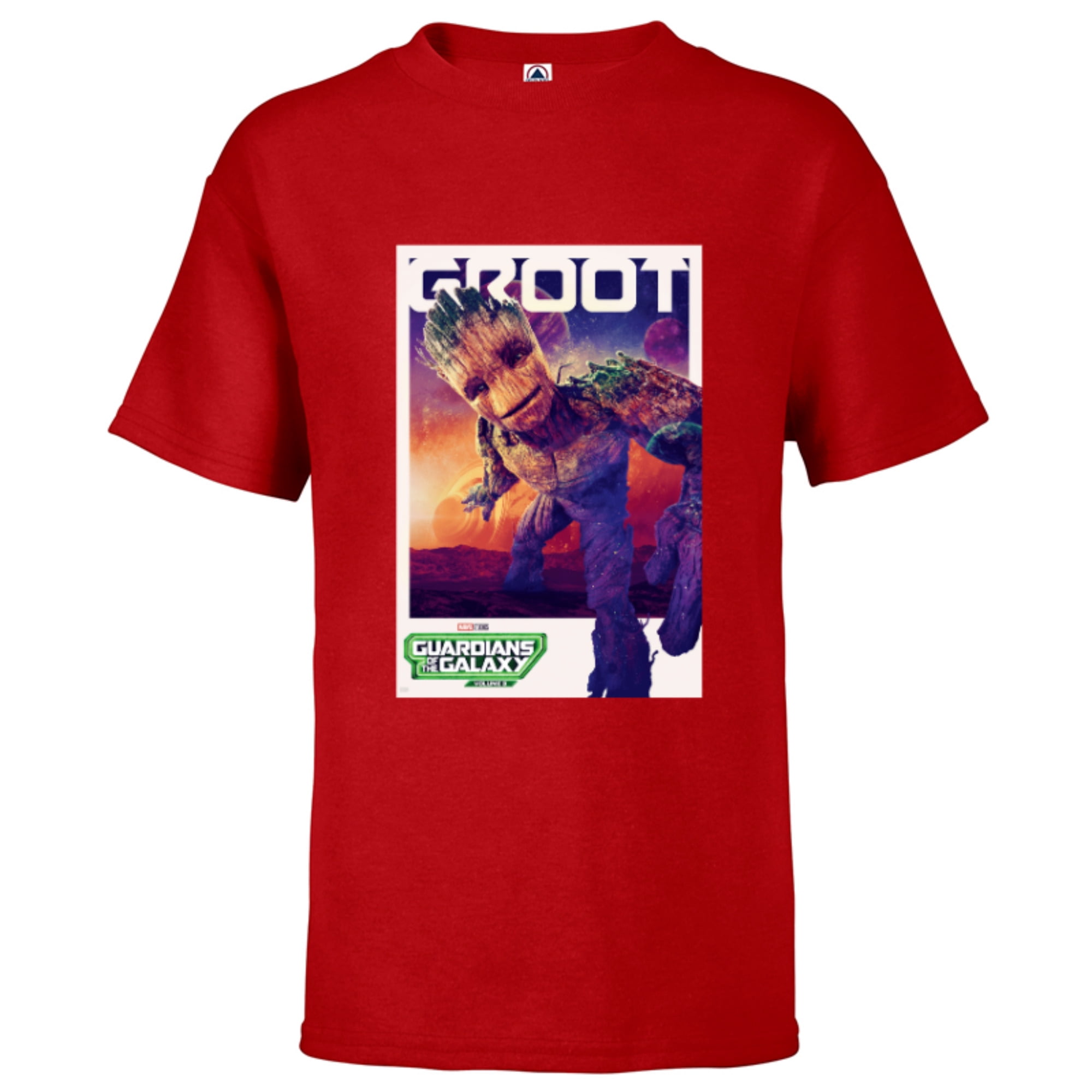 Marvel Guardians of the Galaxy Volume 3 Groot Poster - Short Sleeve T-Shirt for Kids ...