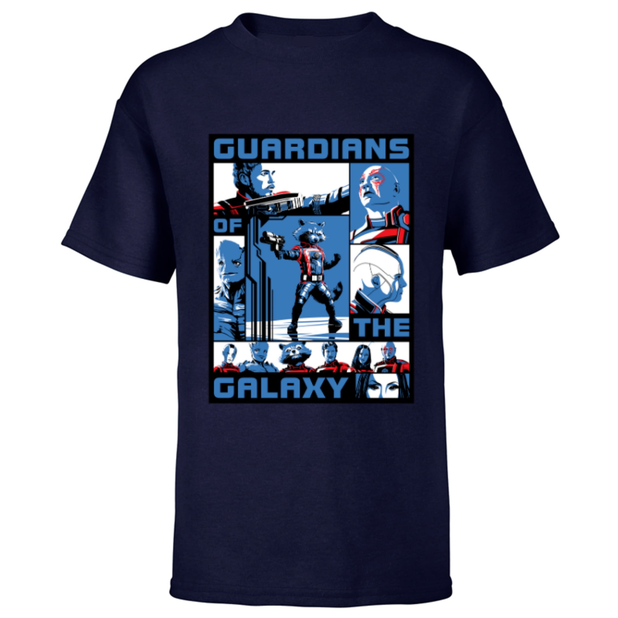 Marvel Guardians of the Galaxy Volume 3 Tri-Color Panels - Short Sleeve ...