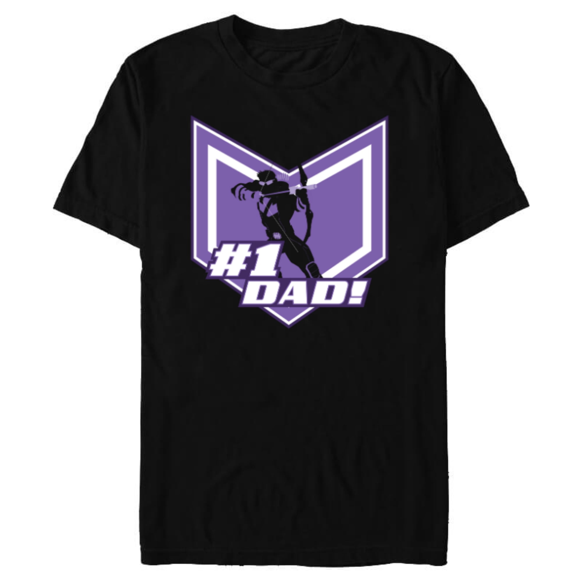 Marvel Hawkeye Arrow #1 Dad Father’s Day - Short Sleeve Blended T-Shirt ...