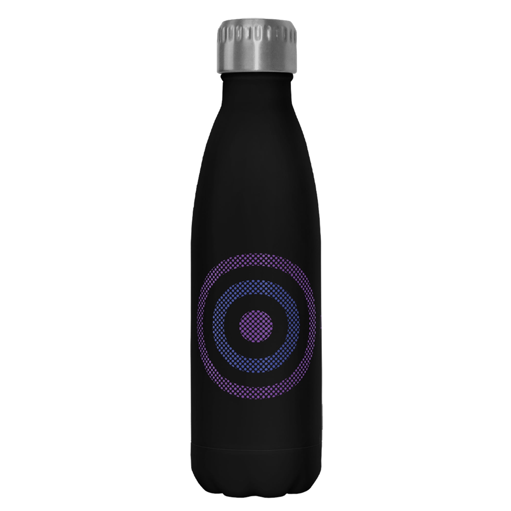 Marvel Hawkeye Bullseye Logo Stainless Steel Water Bottle Black ...