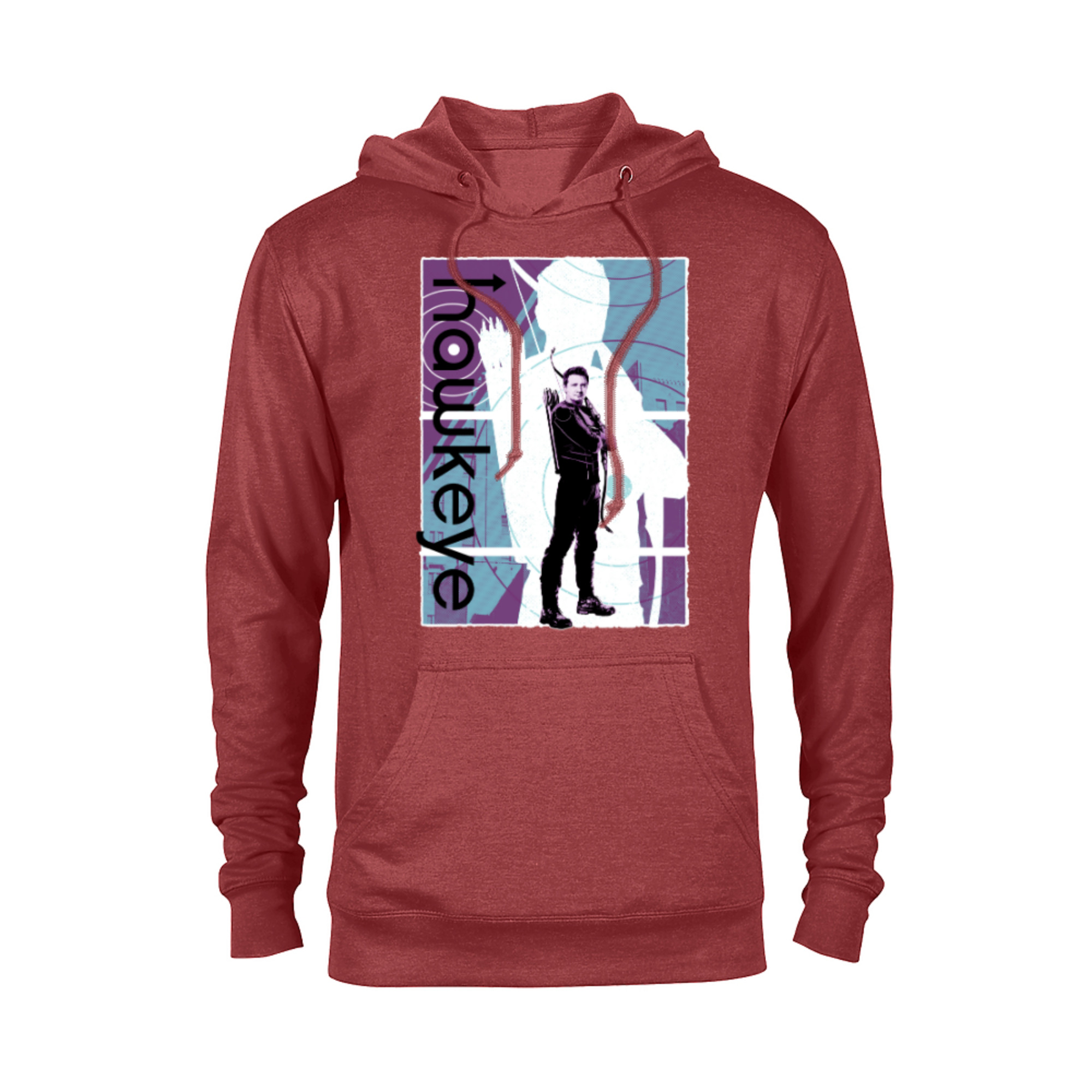 Marvel Hawkeye Clint Barton Halftone Character Poster - Pullover Hoodie ...