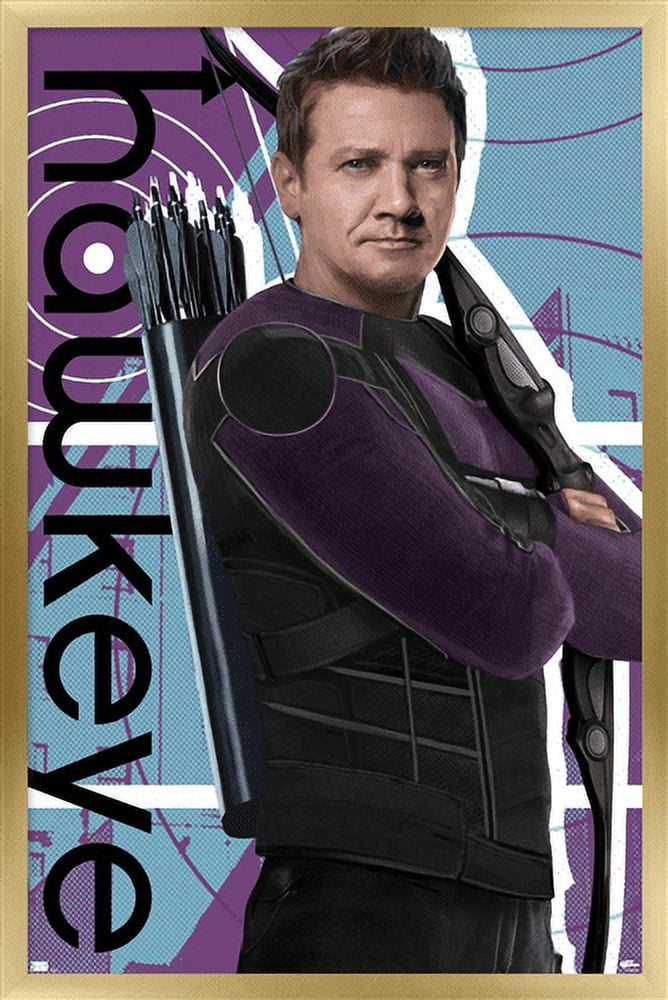 Marvel Hawkeye - Hawkeye Wall Poster, 14.725" x 22.375", Framed ...