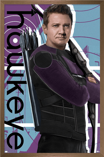 Marvel Hawkeye - Hawkeye Wall Poster, 22.375" x 34", Framed - Walmart.com