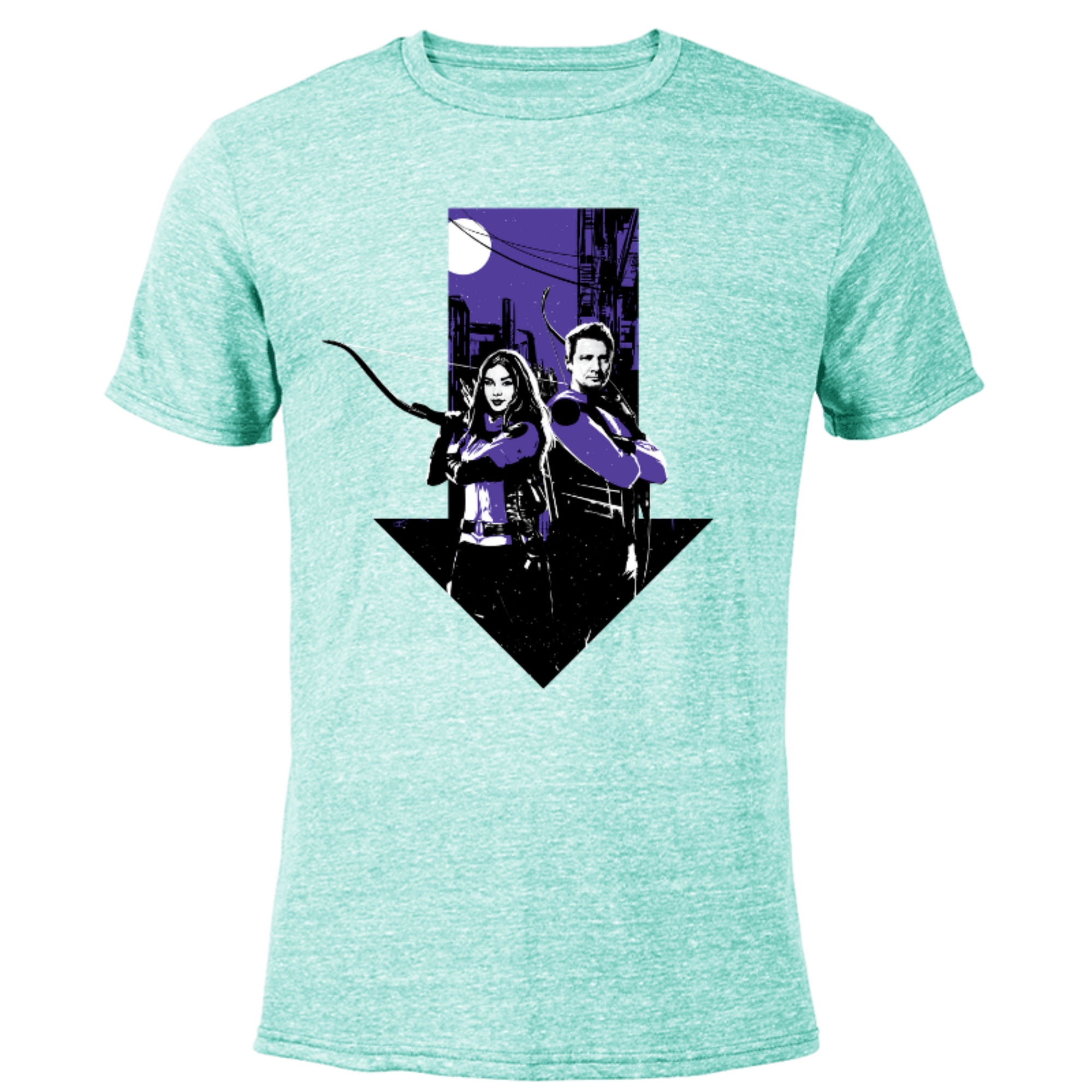Marvel Hawkeye Kate Bishop Clint Barton Arrow - Short Sleeve Blended T ...