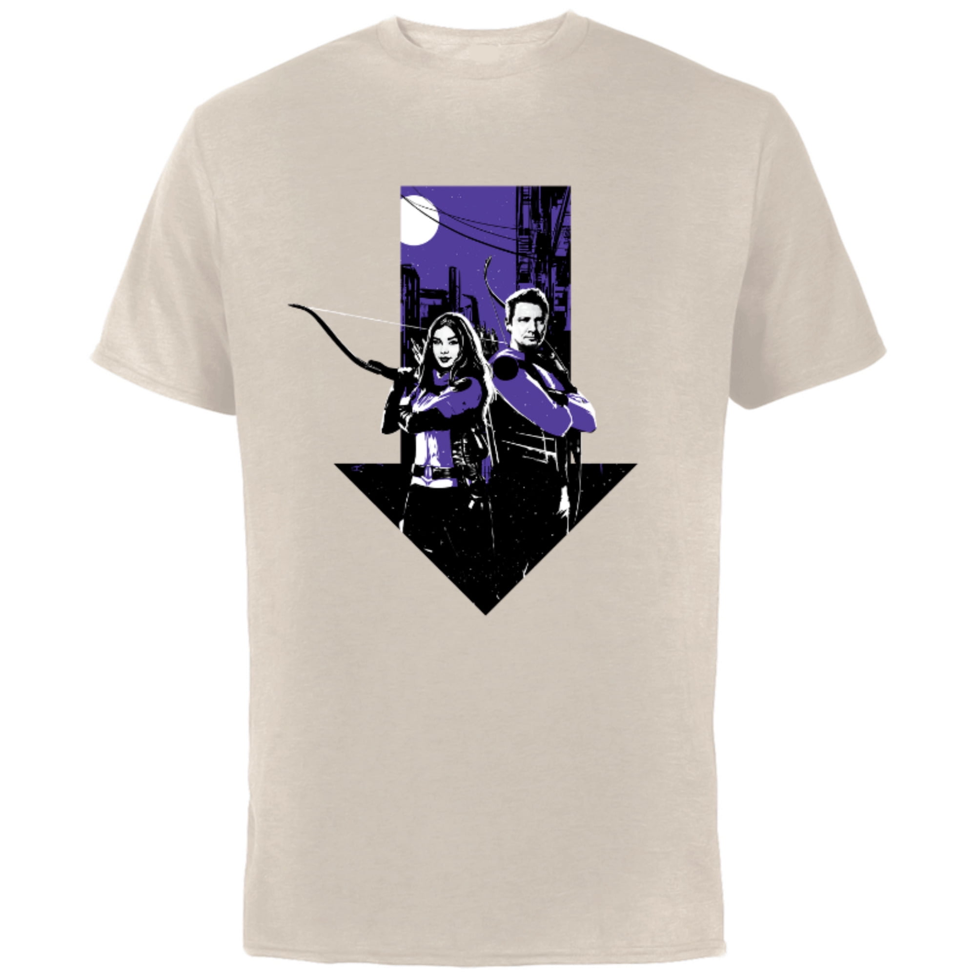 Marvel Hawkeye Kate Bishop Clint Barton Arrow - Short Sleeve Cotton T ...