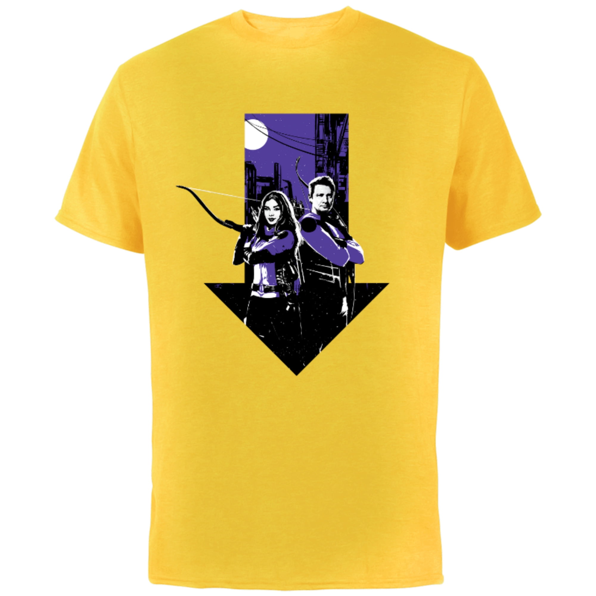 Marvel Hawkeye Kate Bishop Clint Barton Arrow - Short Sleeve Cotton T ...
