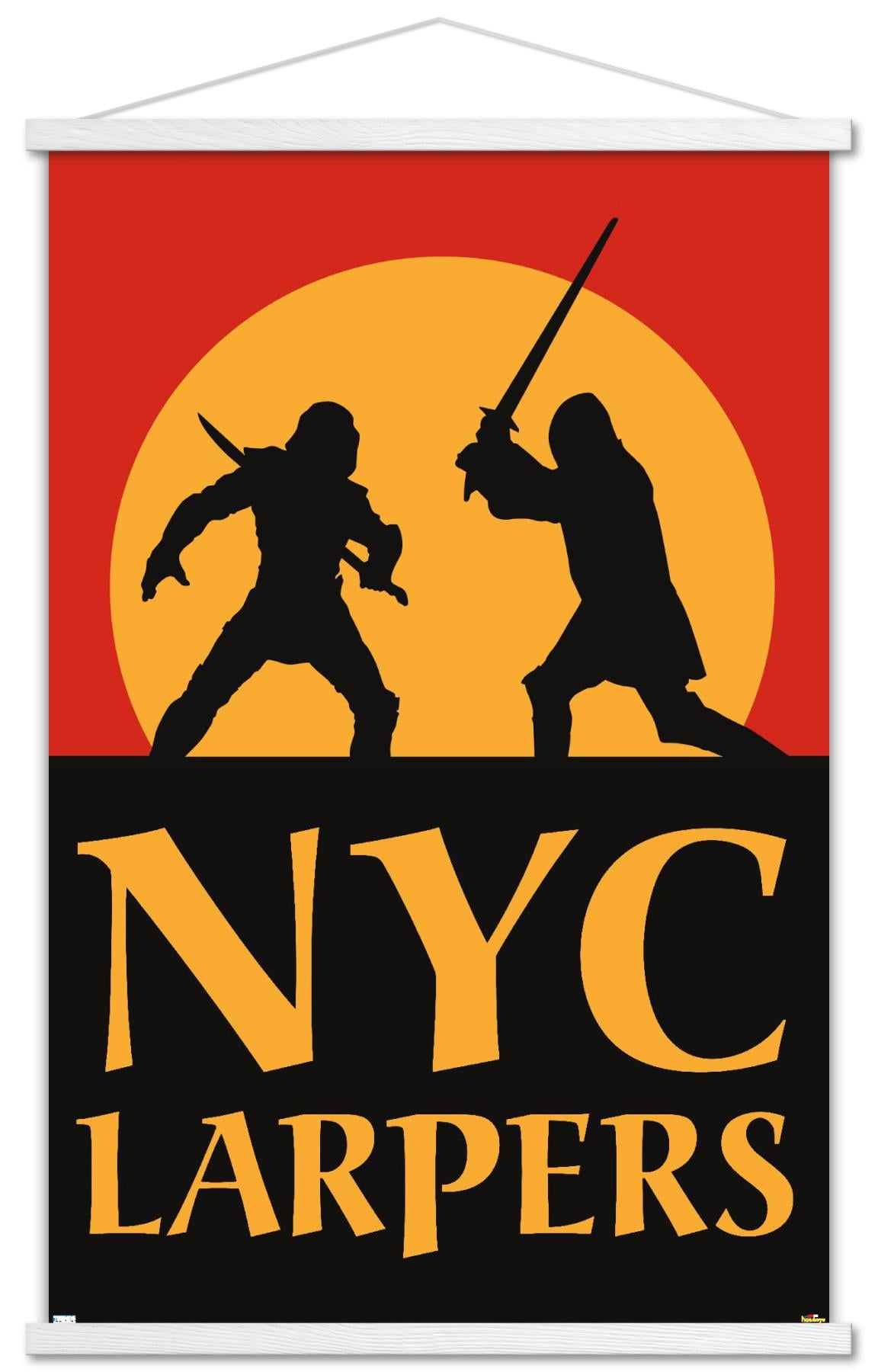 Marvel Hawkeye - NYC LARPers Wall Poster with Magnetic Frame, 22.375" x ...