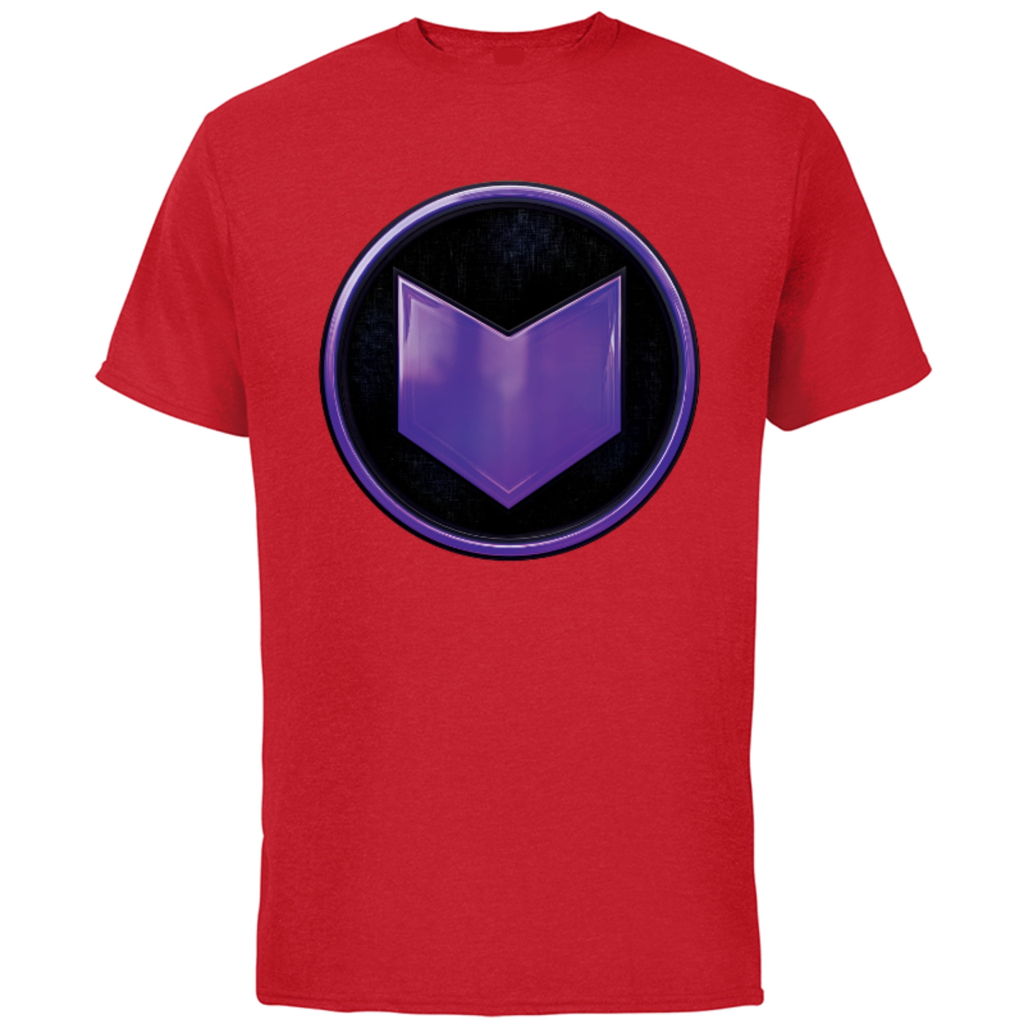 Marvel Hawkeye Purple Arrow Logo - Short Sleeve Cotton T-Shirt for ...