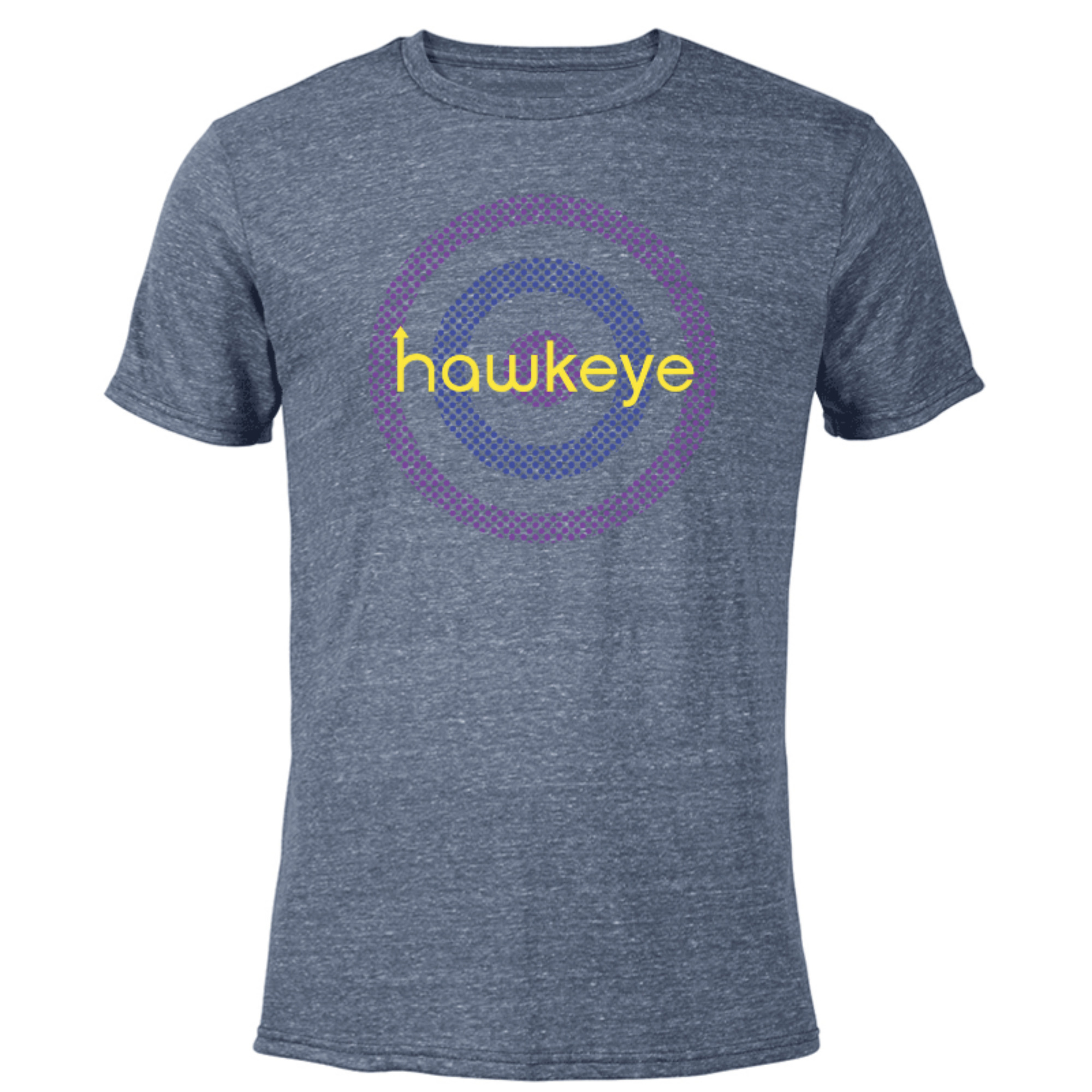 Marvel Hawkeye Purple Target - Short Sleeve Blended T-Shirt for Adults ...