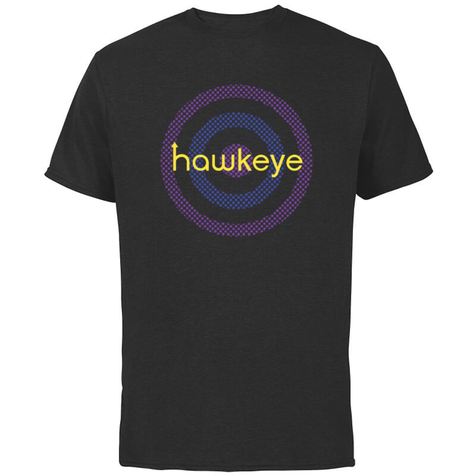 Marvel Hawkeye Purple Target - Short Sleeve Cotton T-Shirt for Adults ...