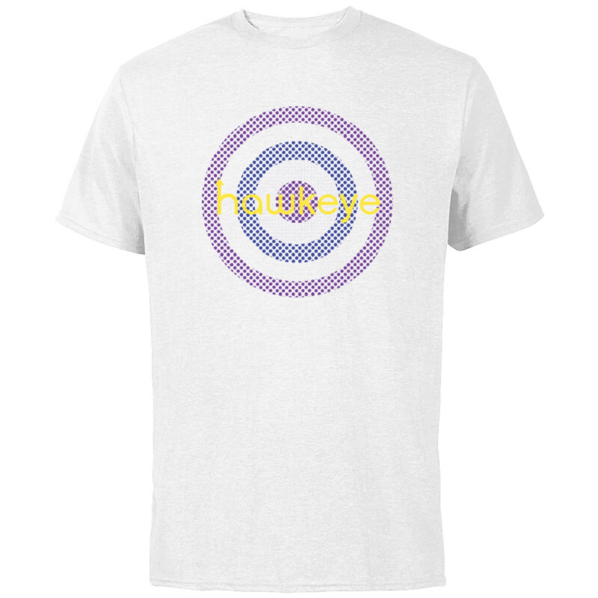 Marvel Hawkeye Purple Target - Short Sleeve Cotton T-Shirt for Adults ...