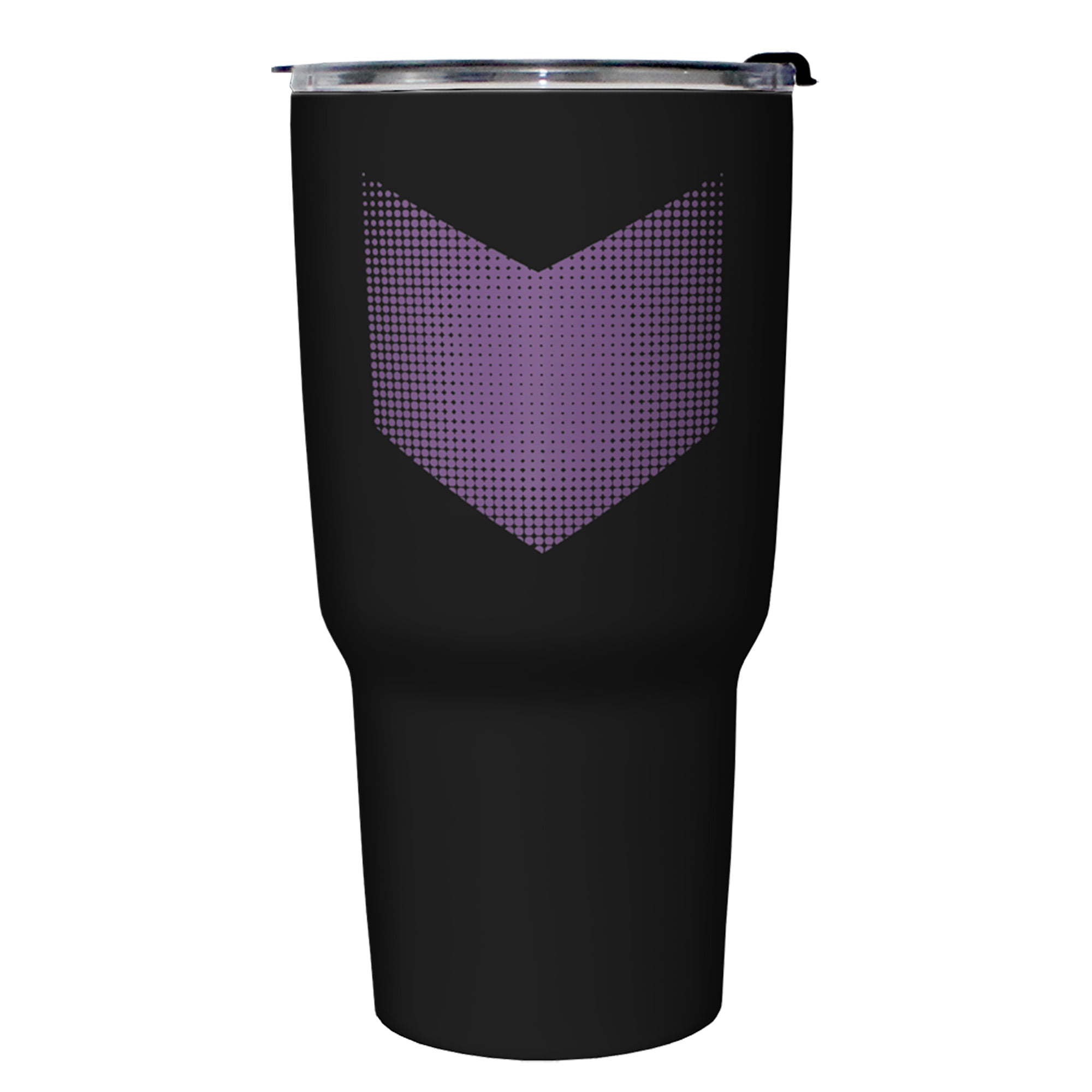 Marvel Hawkeye Shield Logo Stainless Steel Tumbler w/Lid Black / Logo ...