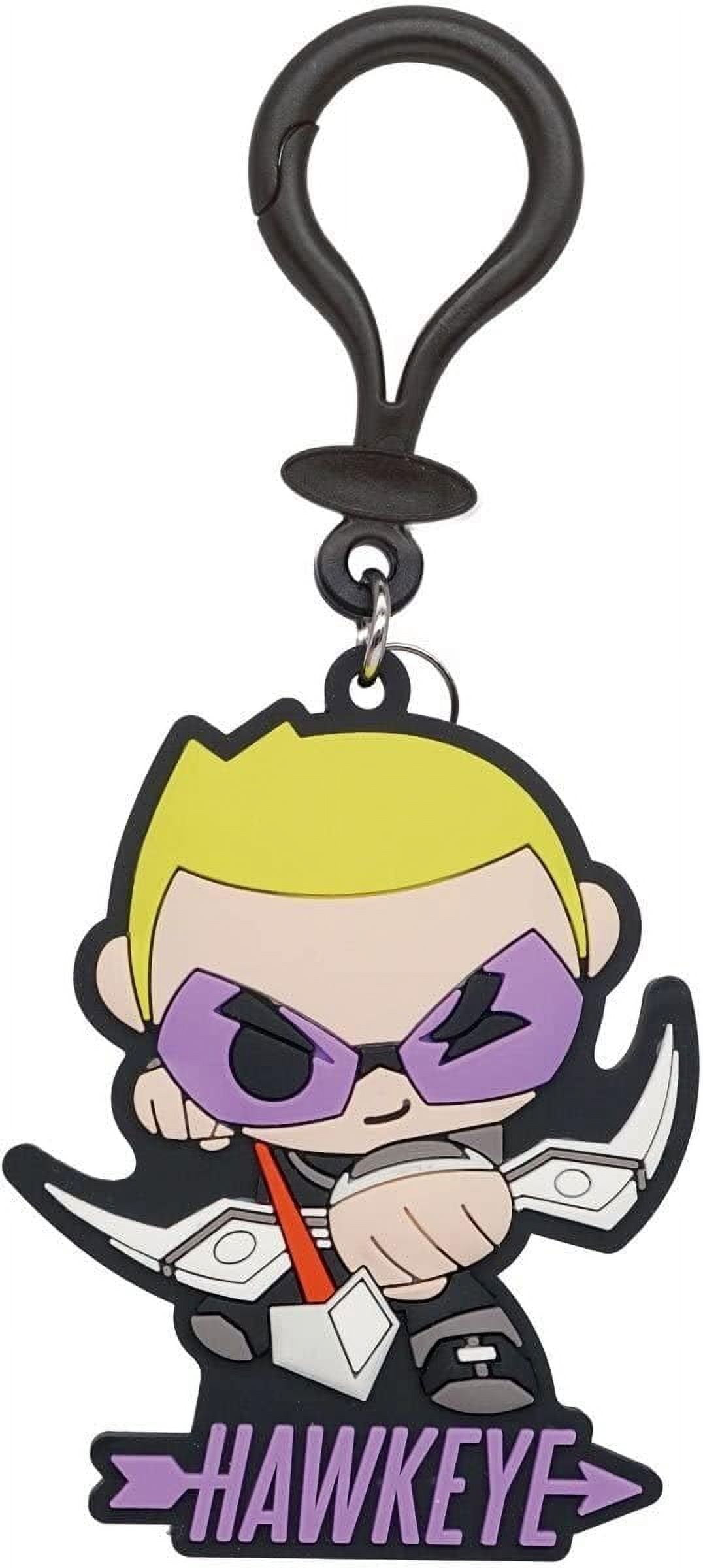 Marvel Hawkeye Soft Touch Bag Clip - Marvel Hawkeye Backpack Keychains ...