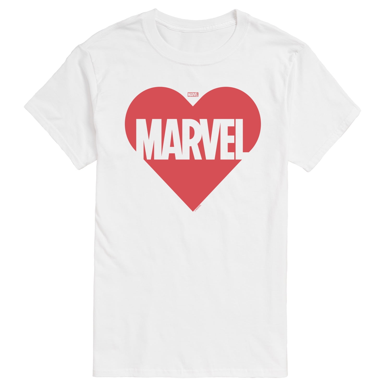 Marvel - Heart Valentine - Men's Short Sleeve Graphic T-Shirt - Walmart.com