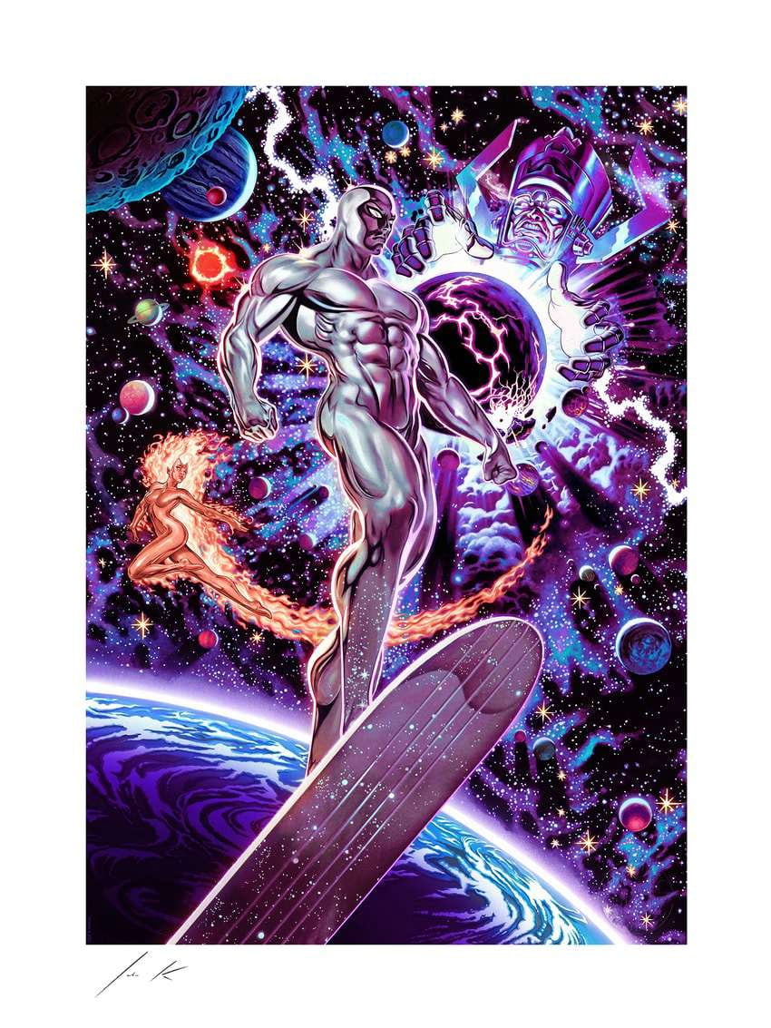 Marvel Heralds of Galactus Fine Art Print (Limited to 450) - Walmart.com
