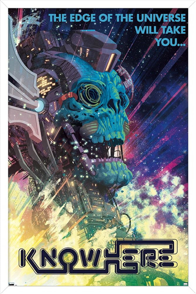 Marvel: Hero Lands - Knowhere Wall Poster, 22.375" x 34" Framed ...