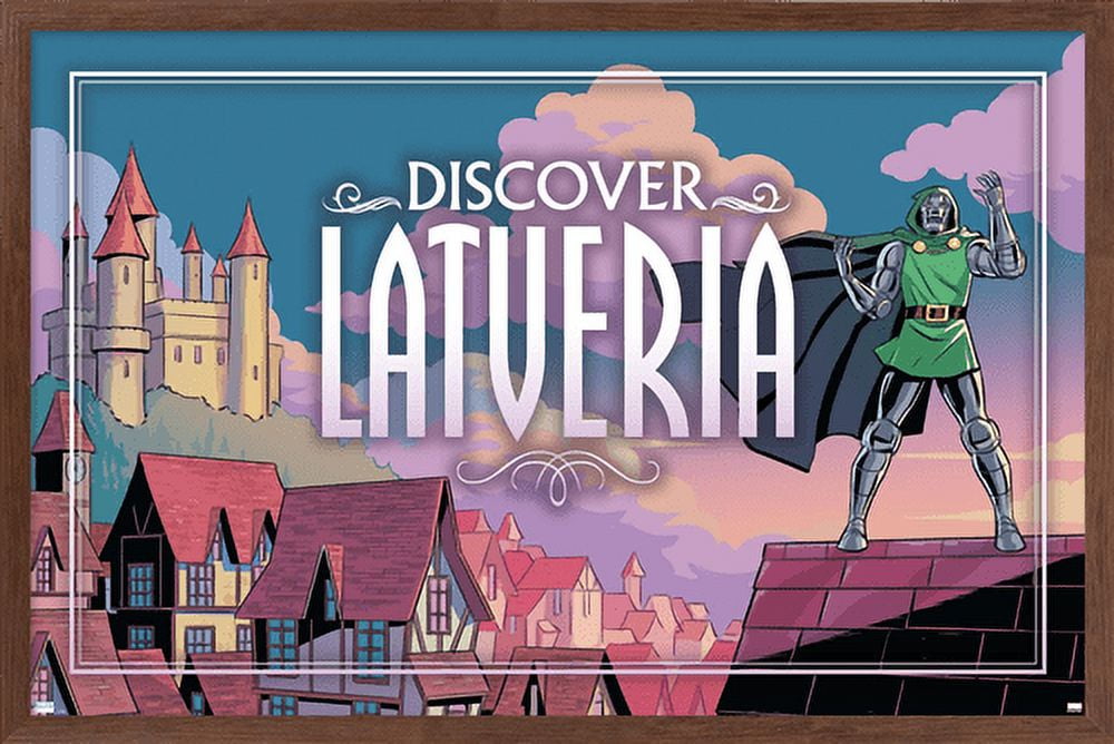 Marvel: Hero Lands - Latveria 2 Wall Poster, 22.375" x 34" Framed ...