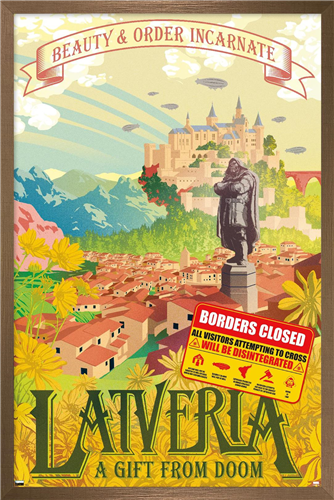 Marvel: Hero Lands - Latveria Wall Poster, 14.725" x 22.375" Framed ...