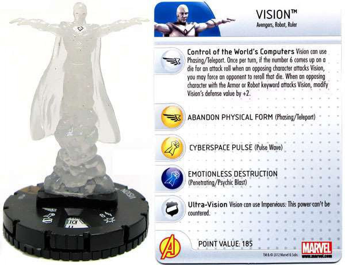 Marvel HeroClix Chaos War Single Figure Vision #100 - Walmart.com