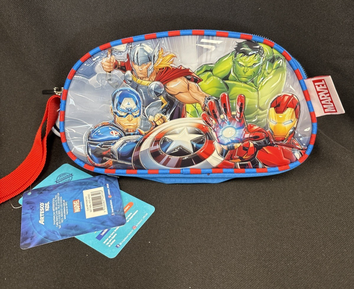 Marvel Heroes 2 Zip Compartment Pencil Case - Walmart.com