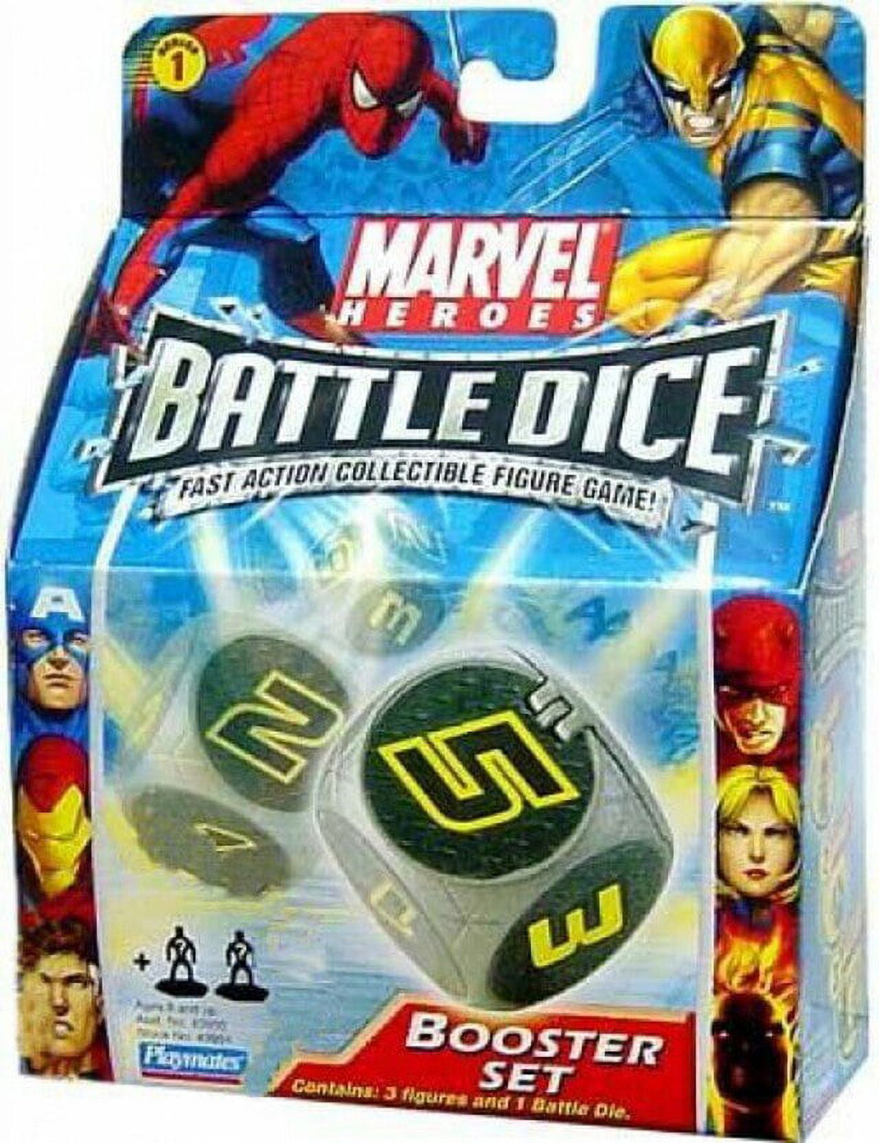 Marvel Heroes Action Characters Set - Battle Dice Game with Surprise ...