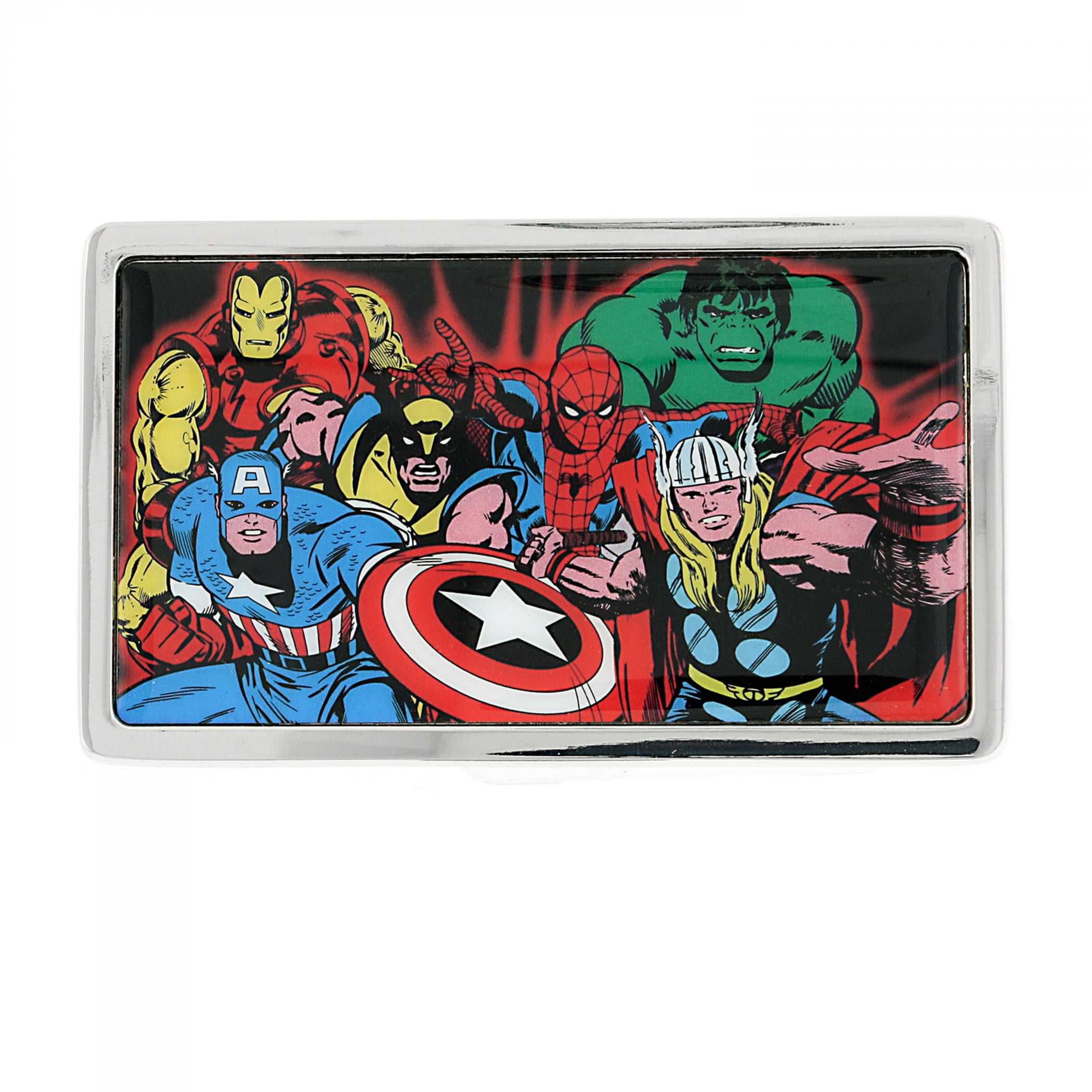 Marvel Heroes Collage Rectangular Belt Buckle - Walmart.com