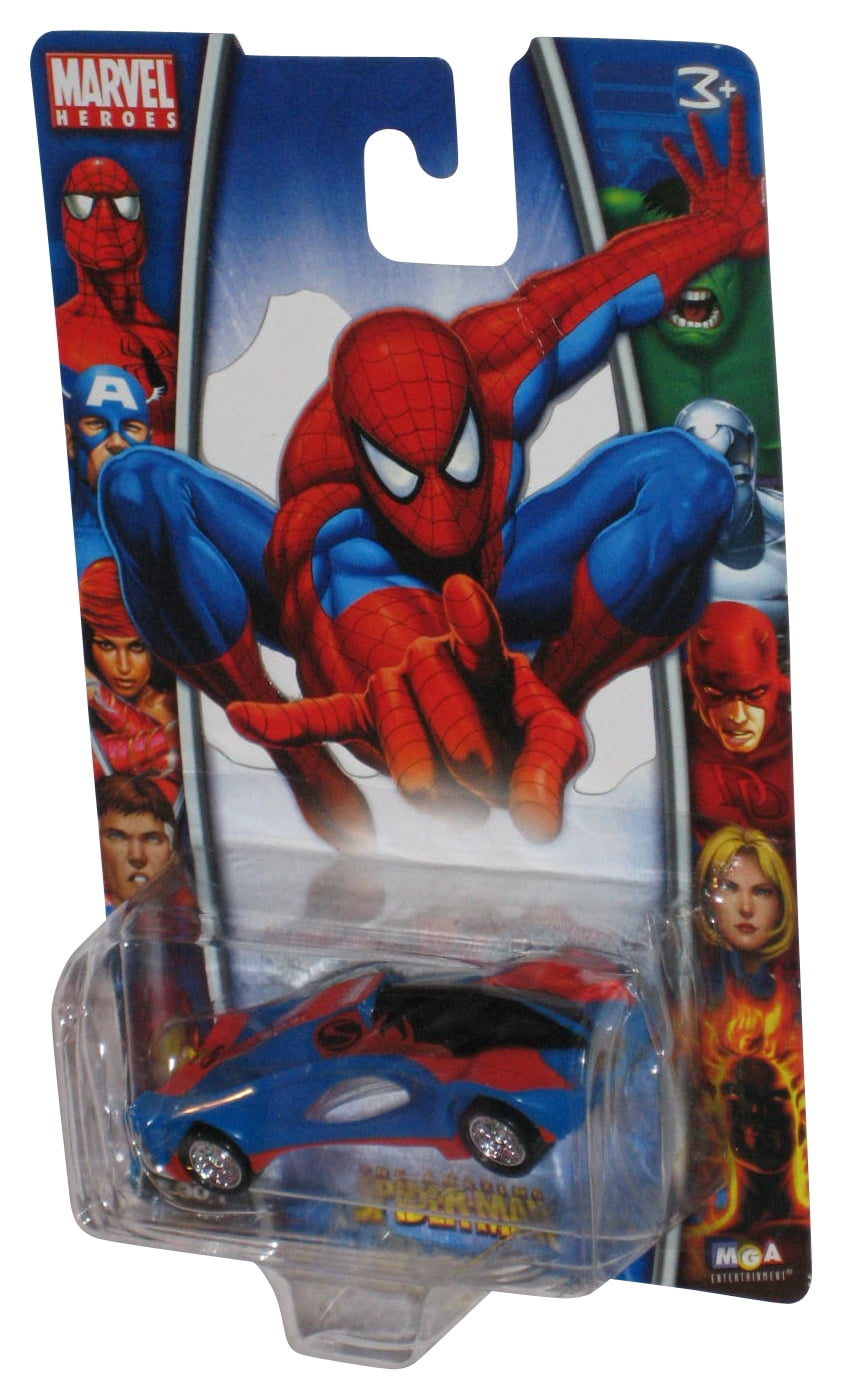 Marvel Heroes MGA (2006) Spider-Man Red & Blue Toy Car S901 - Walmart.com