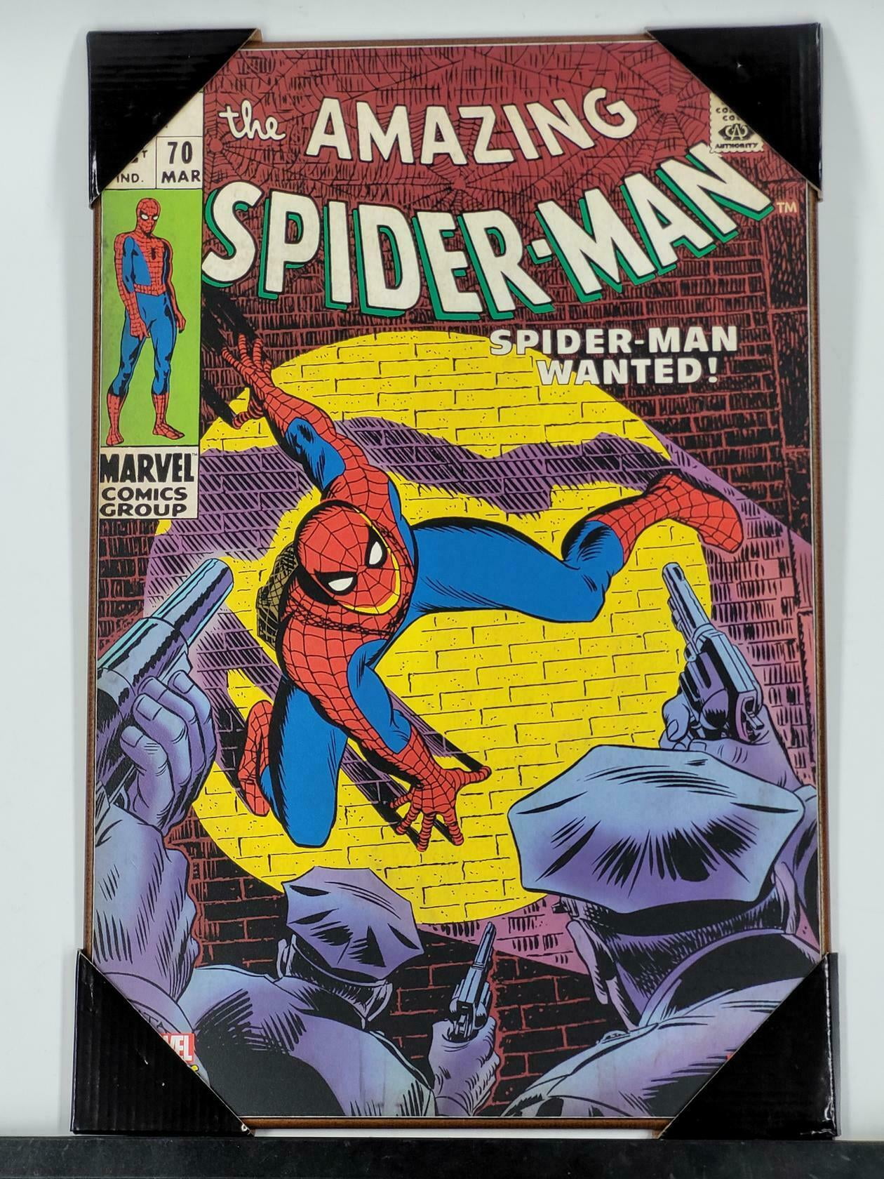 Marvel Heroes Spider-Man Wood Wall Art For Game Room Home Decoration ...