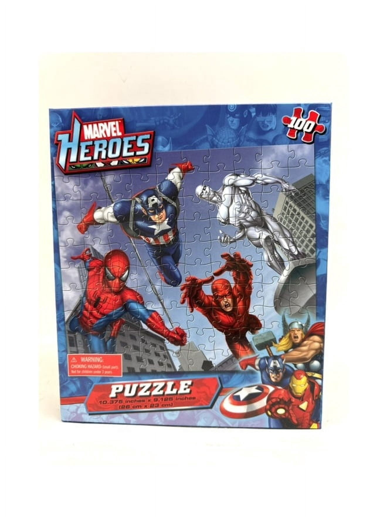 Marvel Heroes Teamwork Puzzle Toy : Captain American Flash Puzzle ...