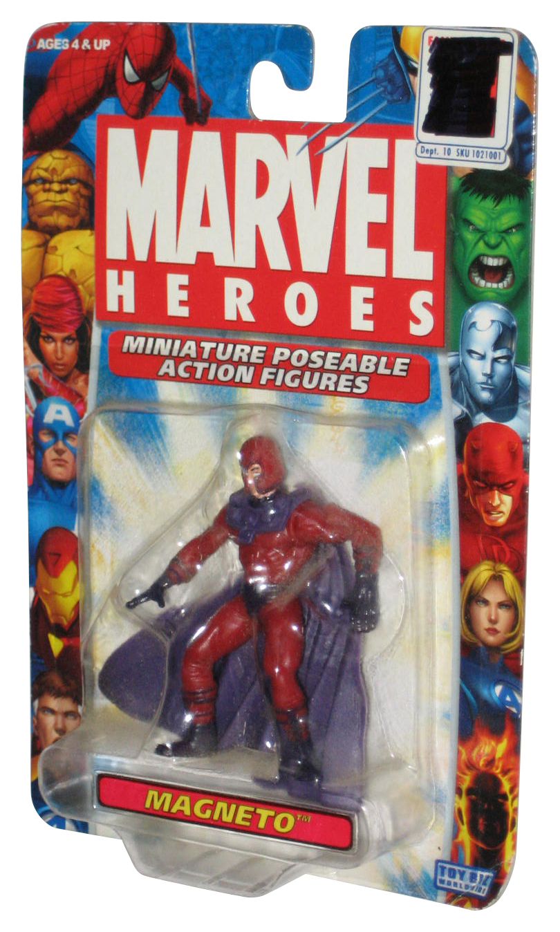 Marvel Heroes X-Men Magneto (2005) Toy Biz Poseable 2.5 Inch Figure ...