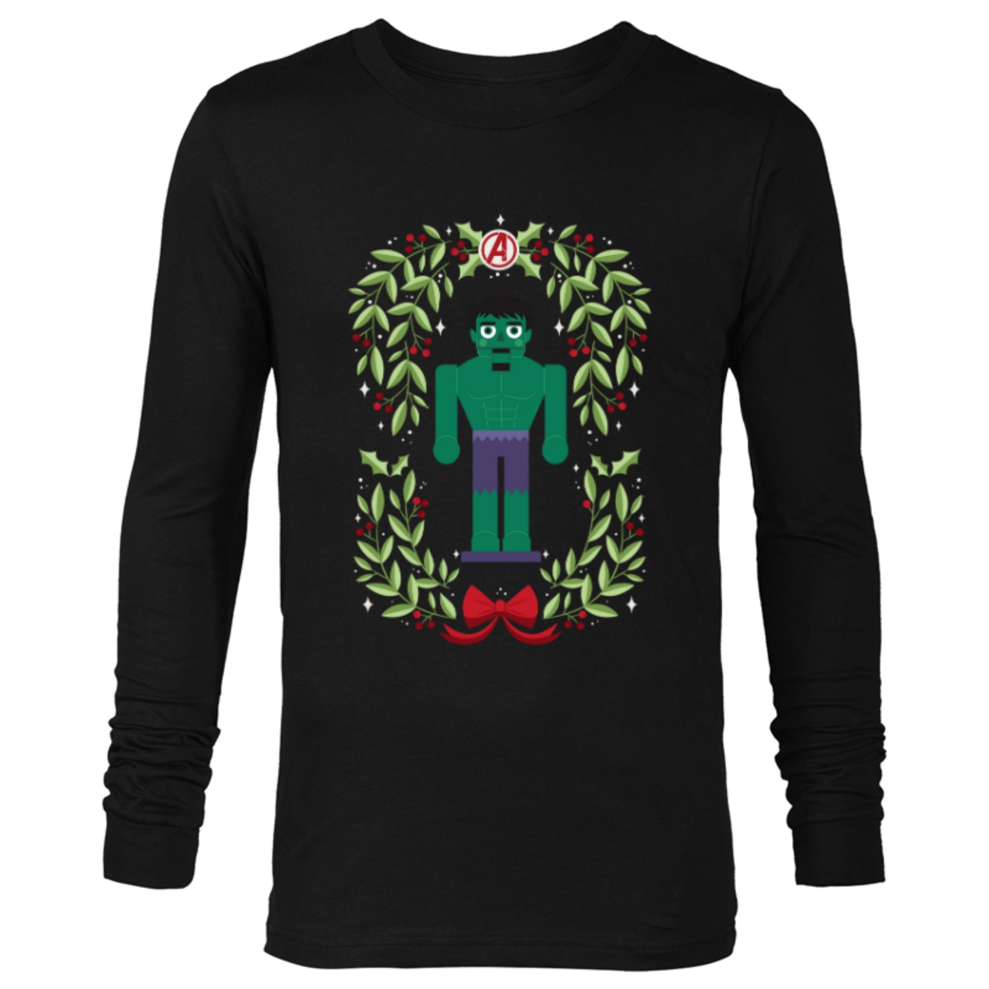Marvel Holiday Christmas Avengers Holly Hulk Nutcracker - Long Sleeve T ...