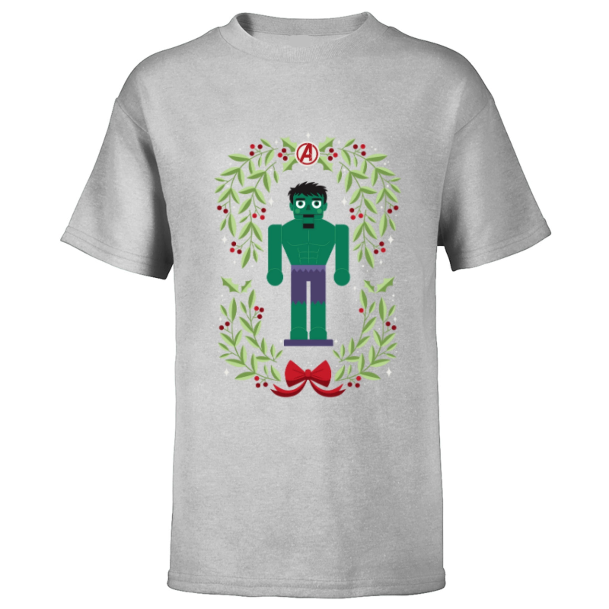 Marvel Holiday Christmas Avengers Holly Hulk Nutcracker - Short Sleeve ...