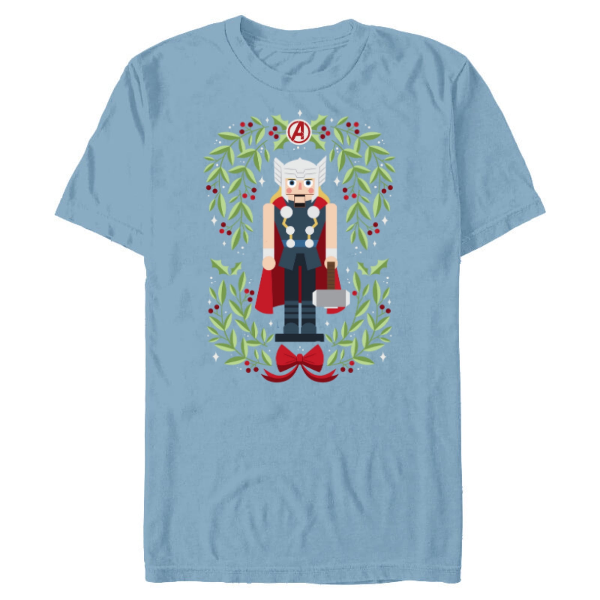 Marvel Holiday Christmas Avengers Holly Thor Nutcracker - Short Sleeve ...
