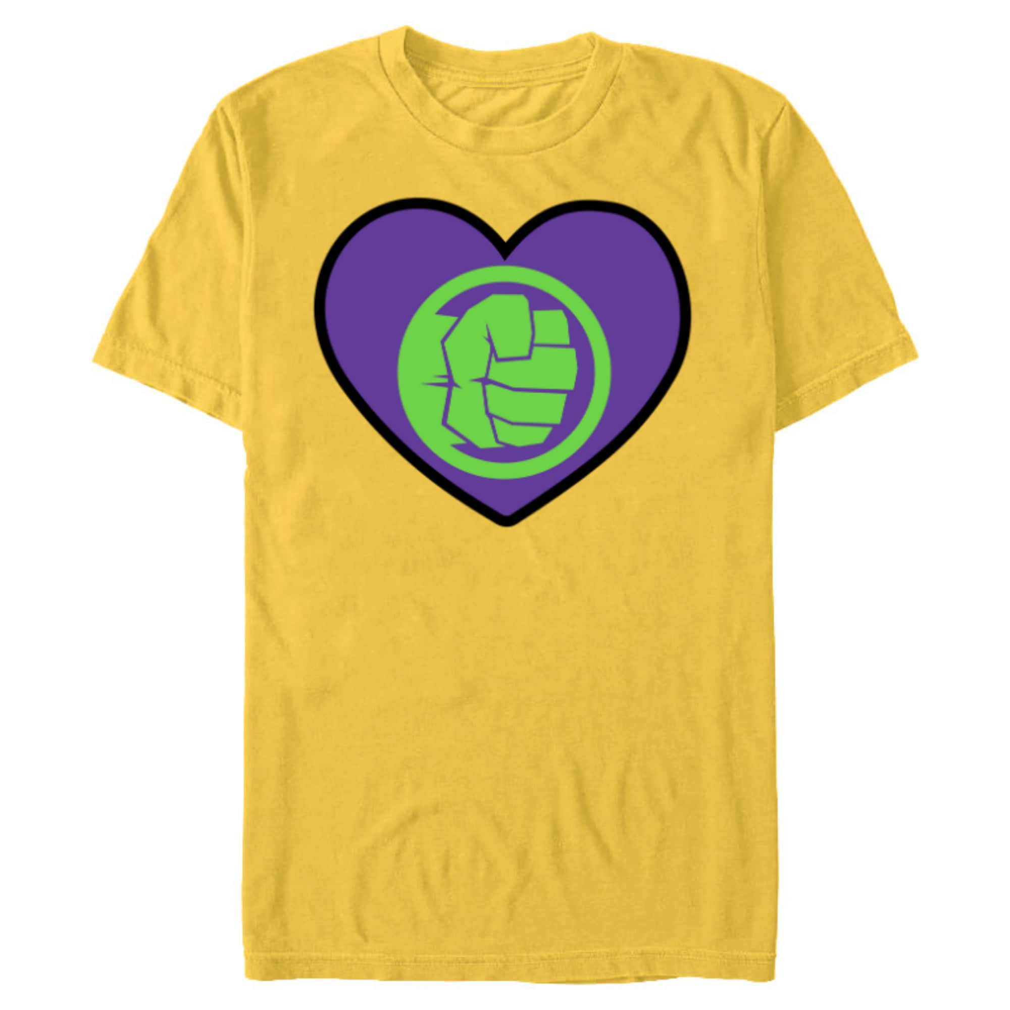 Marvel Hulk Avengers Heart Love Romantic Valentine’s Day - Short Sleeve ...