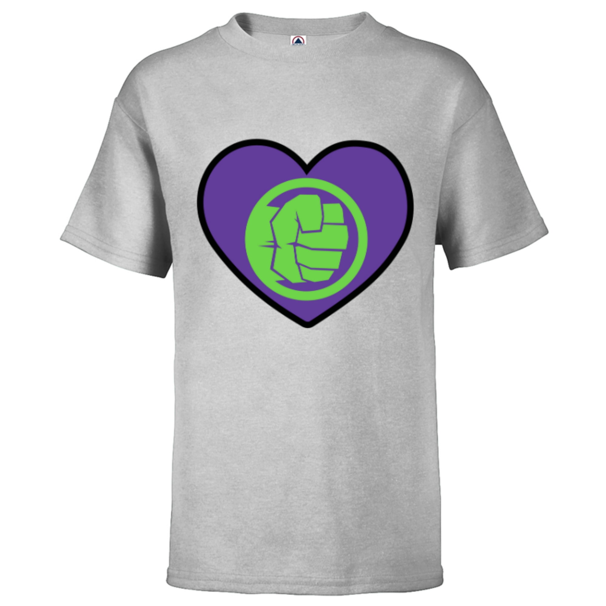 Marvel Hulk Avengers Heart Love Romantic Valentine’s Day - Short Sleeve ...