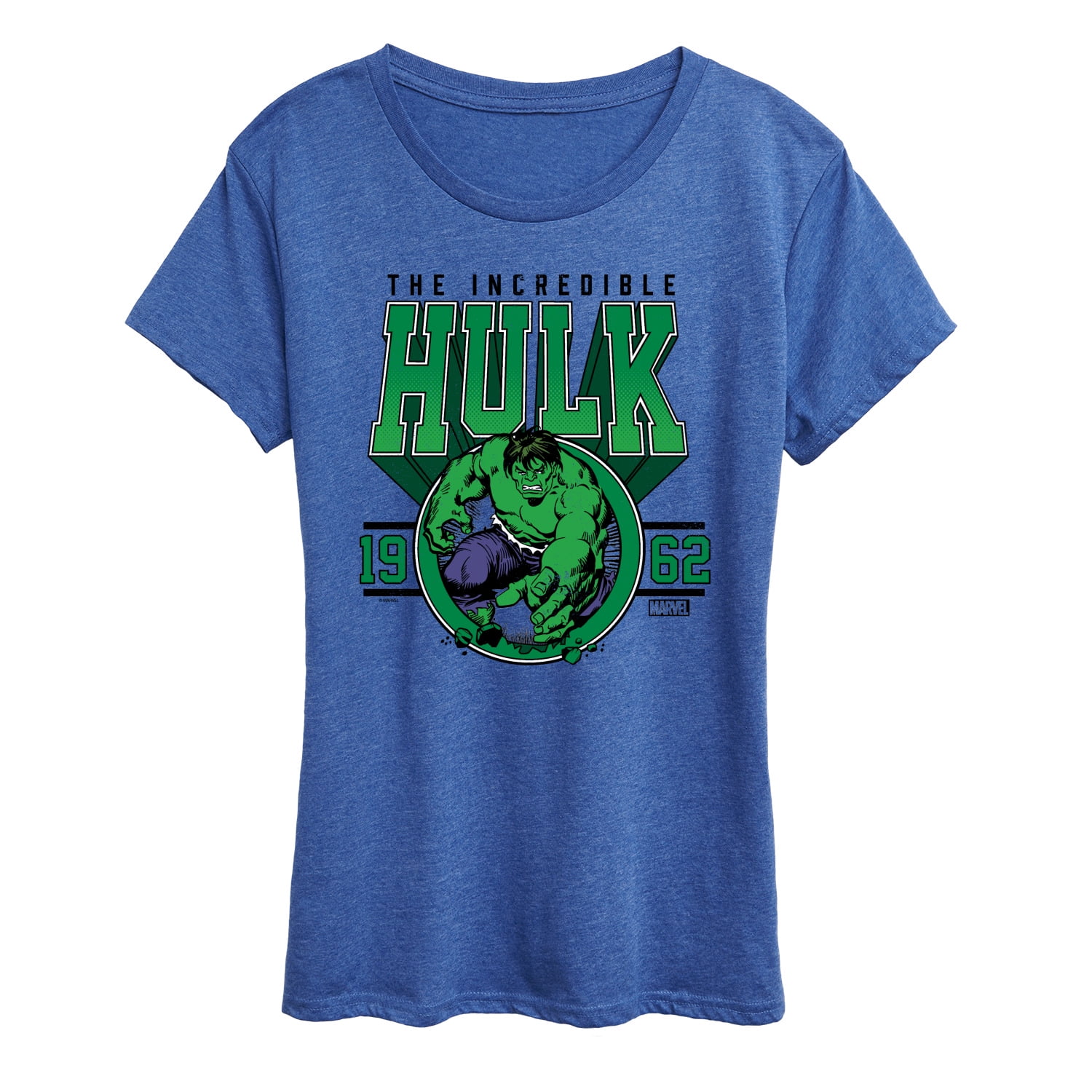 Marvel Hulk - Collegiate - Women's Short Sleeve Graphic T-Shirt ...