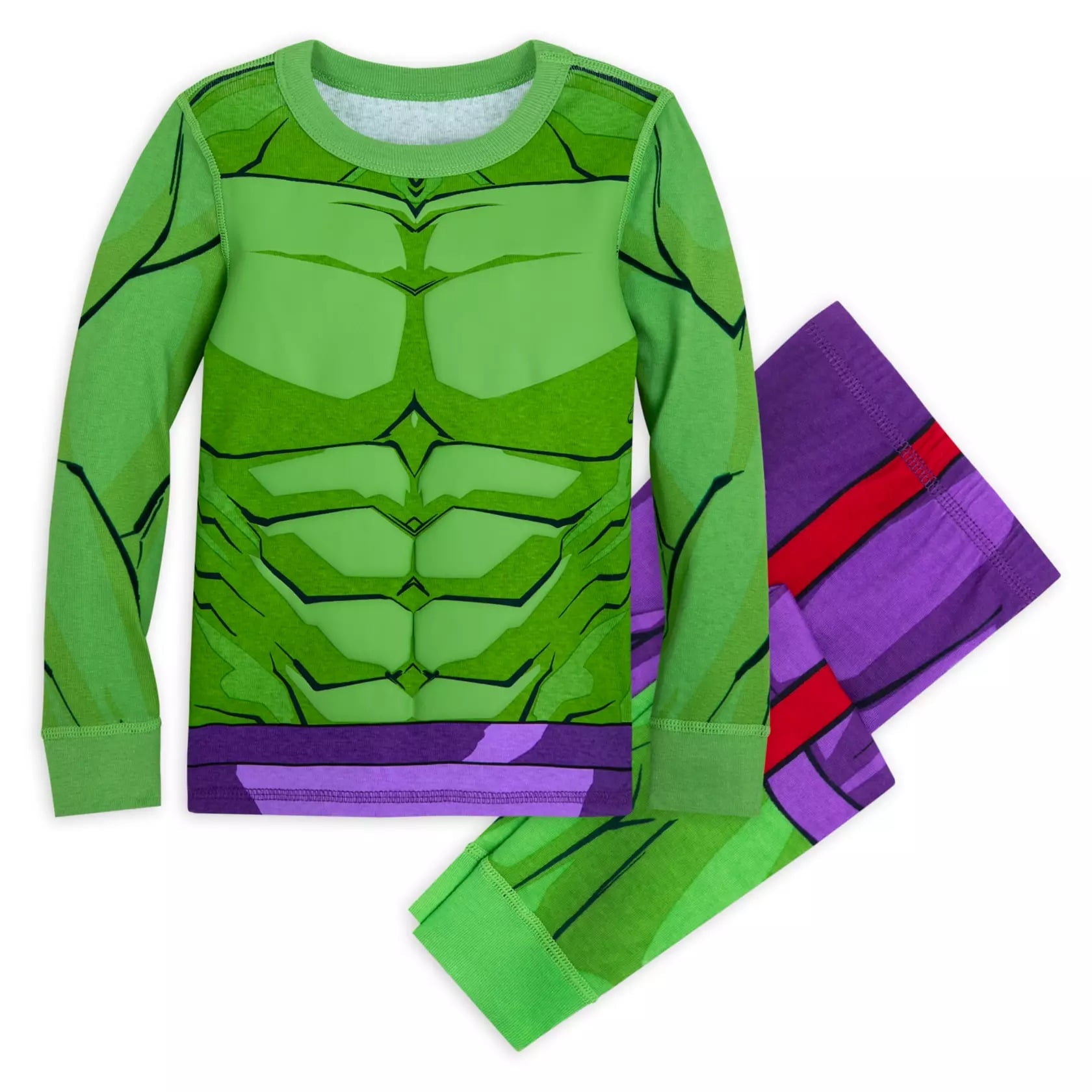 Marvel Hulk Costume Superhero Pajama Set for Boys, Size 8 - Walmart.com