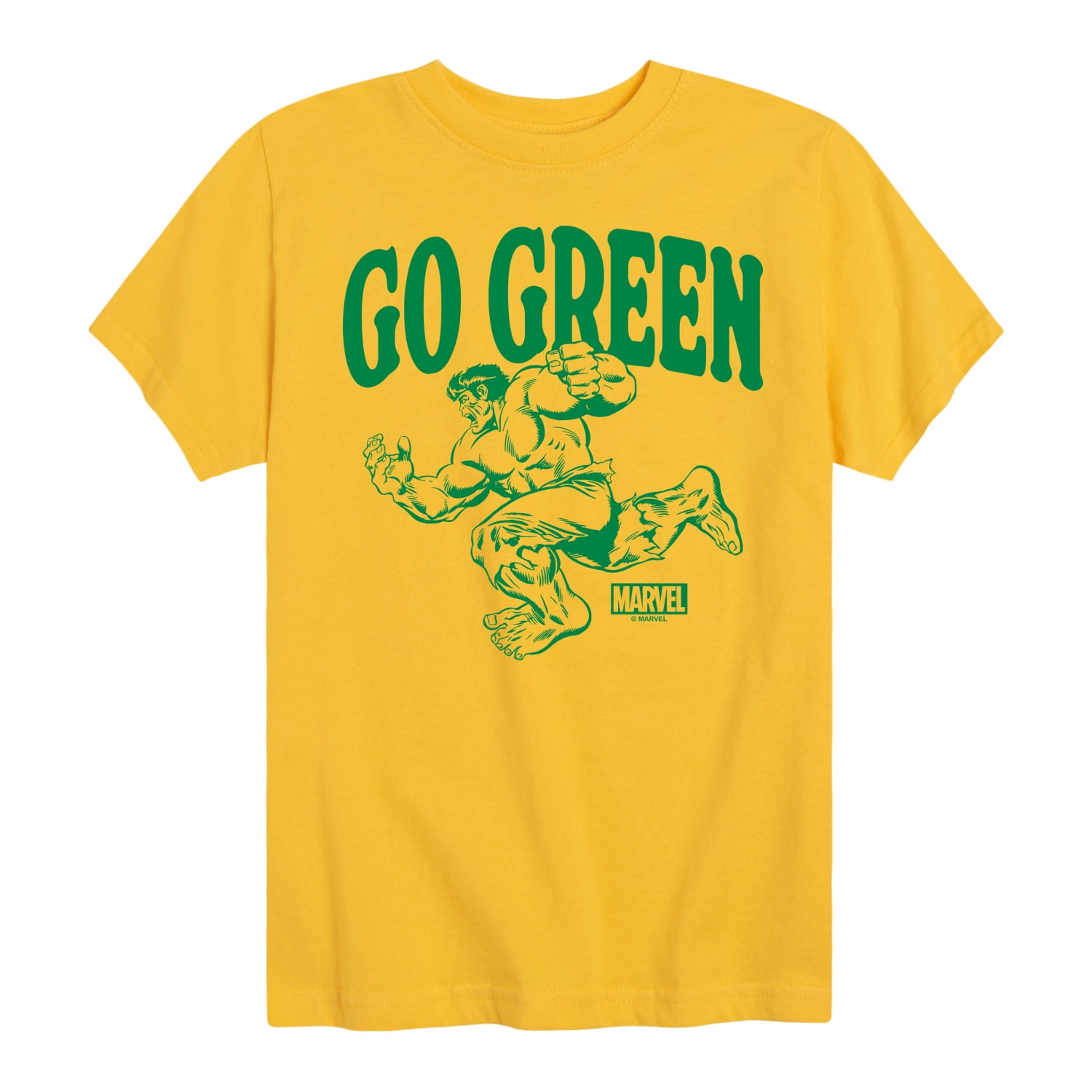 Marvel Hulk - Go Green - Toddler And Youth Short Sleeve Graphic T-Shirt ...