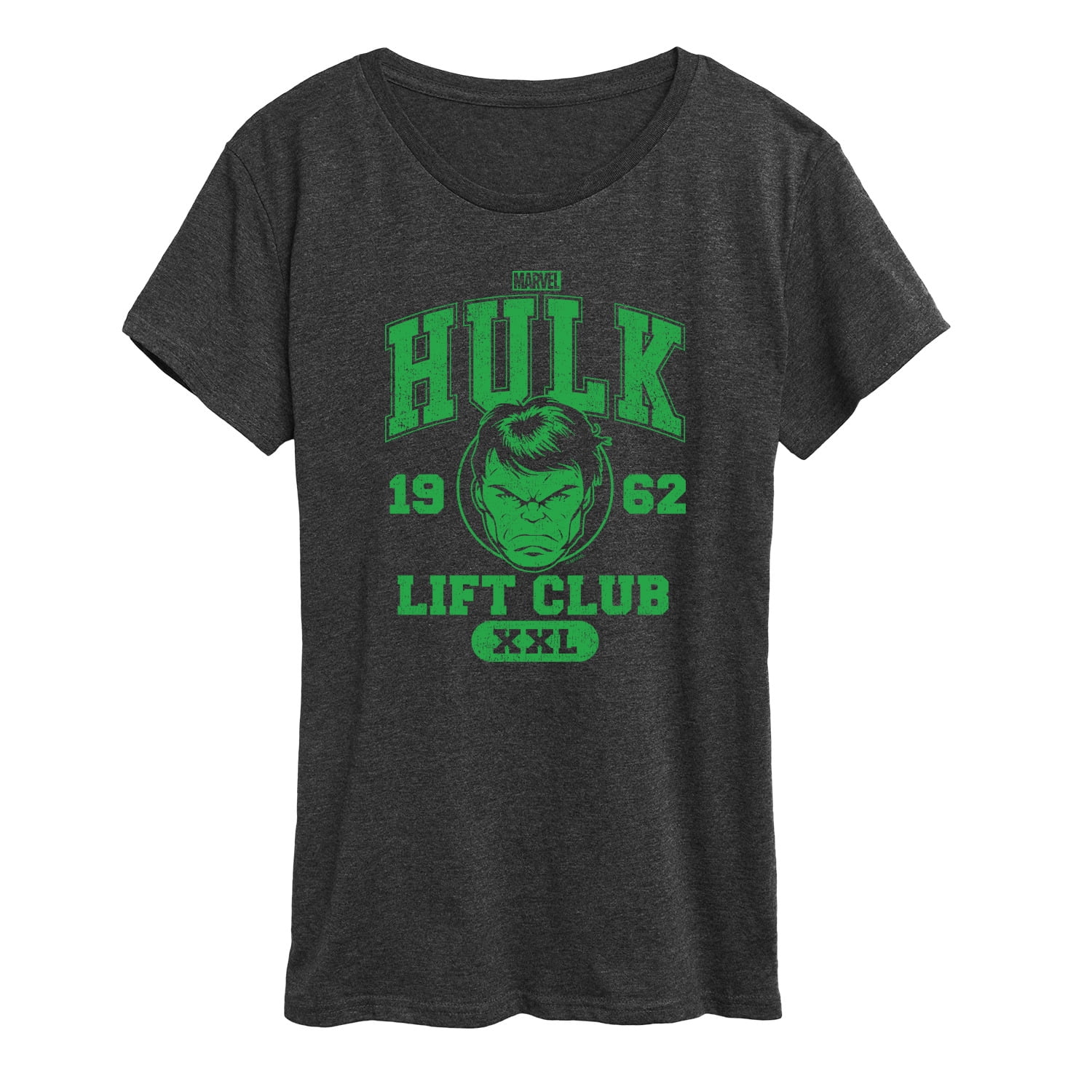 Marvel Hulk - Lift Club - Women's Short Sleeve Graphic T-Shirt ...