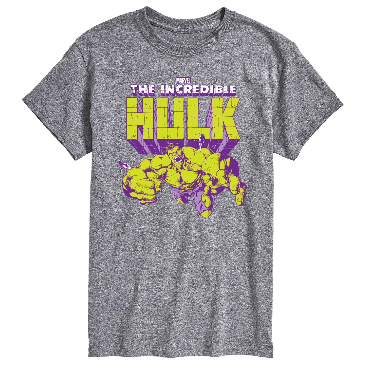 Marvel Hulk - Logo Pose - Men's Short Sleeve Graphic T-Shirt - Walmart.com