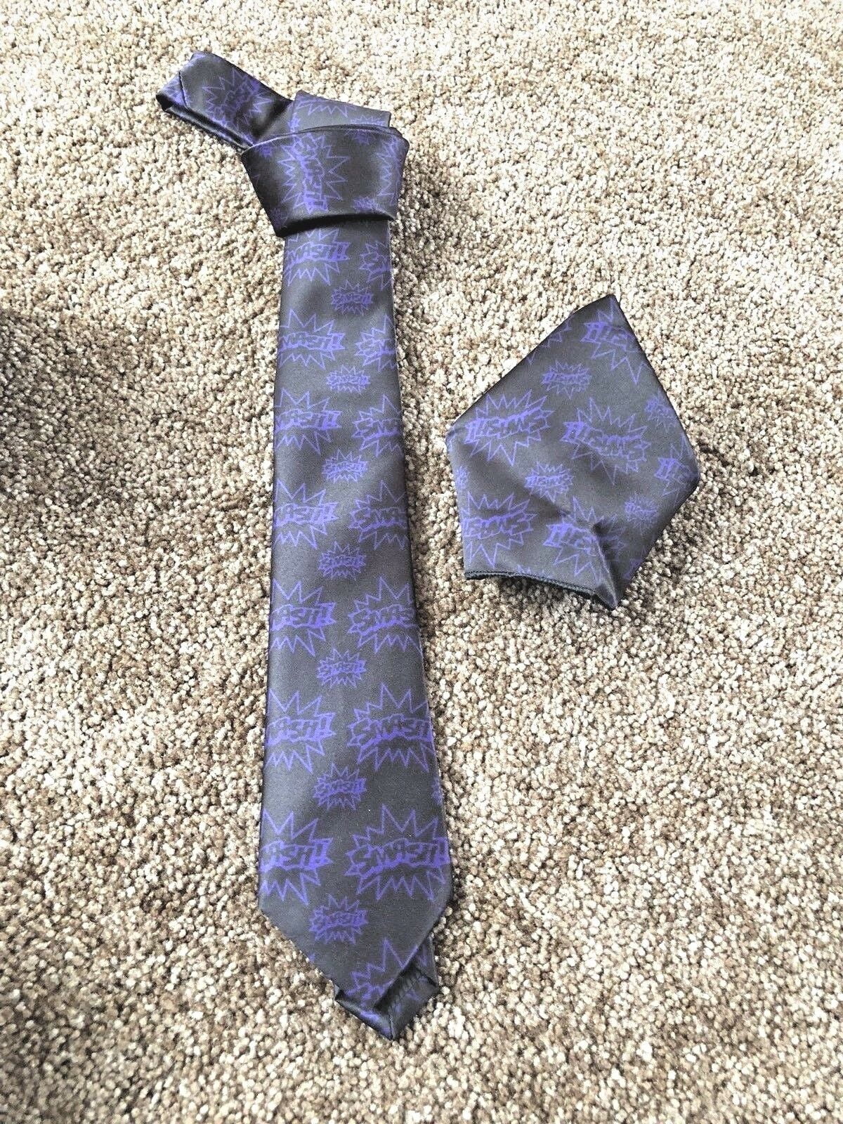 Marvel Hulk Smash 60 Necktie And 10 Pocket Square Set NEW - Walmart.com