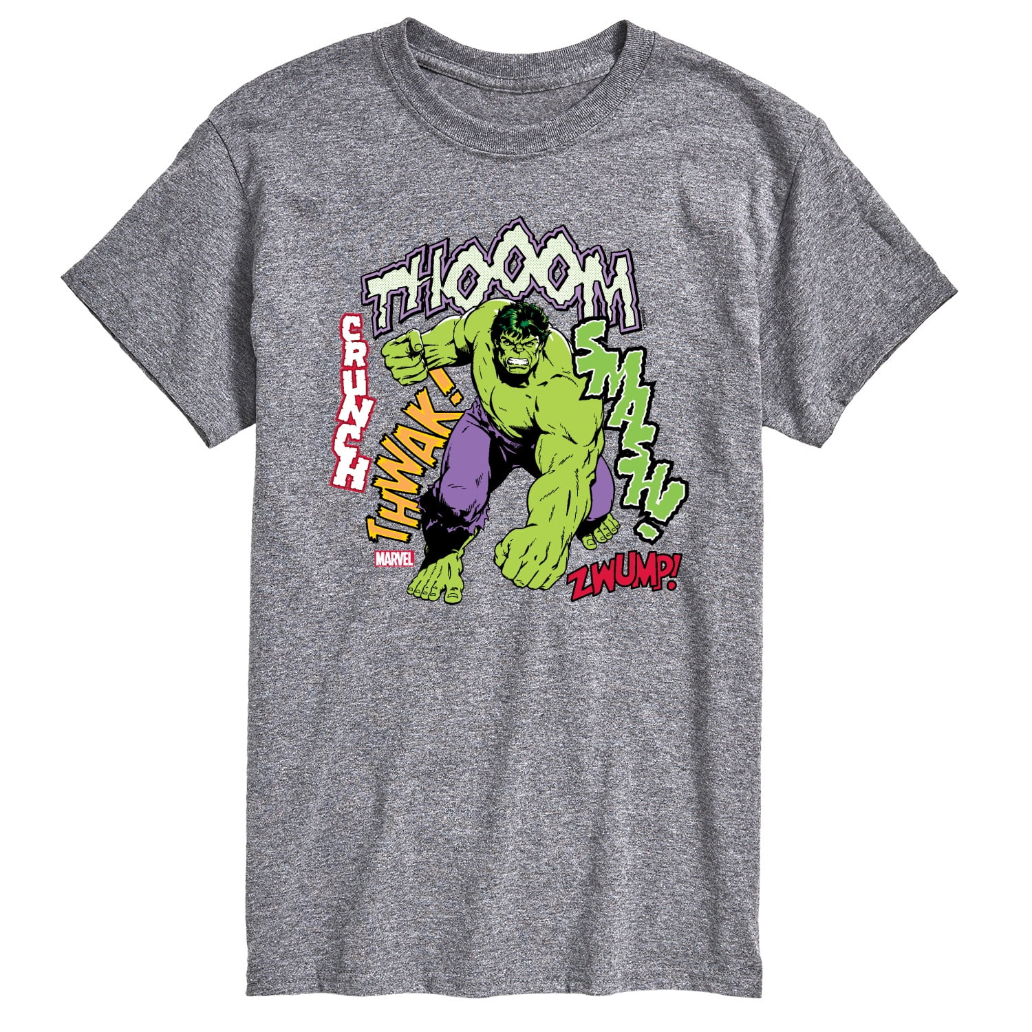 Marvel Hulk - Smash Crunch - Men's Short Sleeve Graphic T-Shirt ...