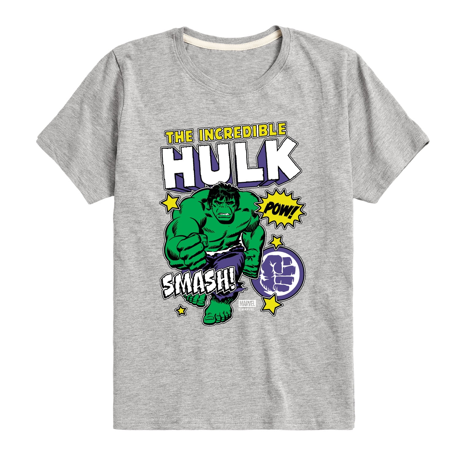 Marvel Hulk - Sticker Collage - Toddler And Youth Short Sleeve Graphic ...