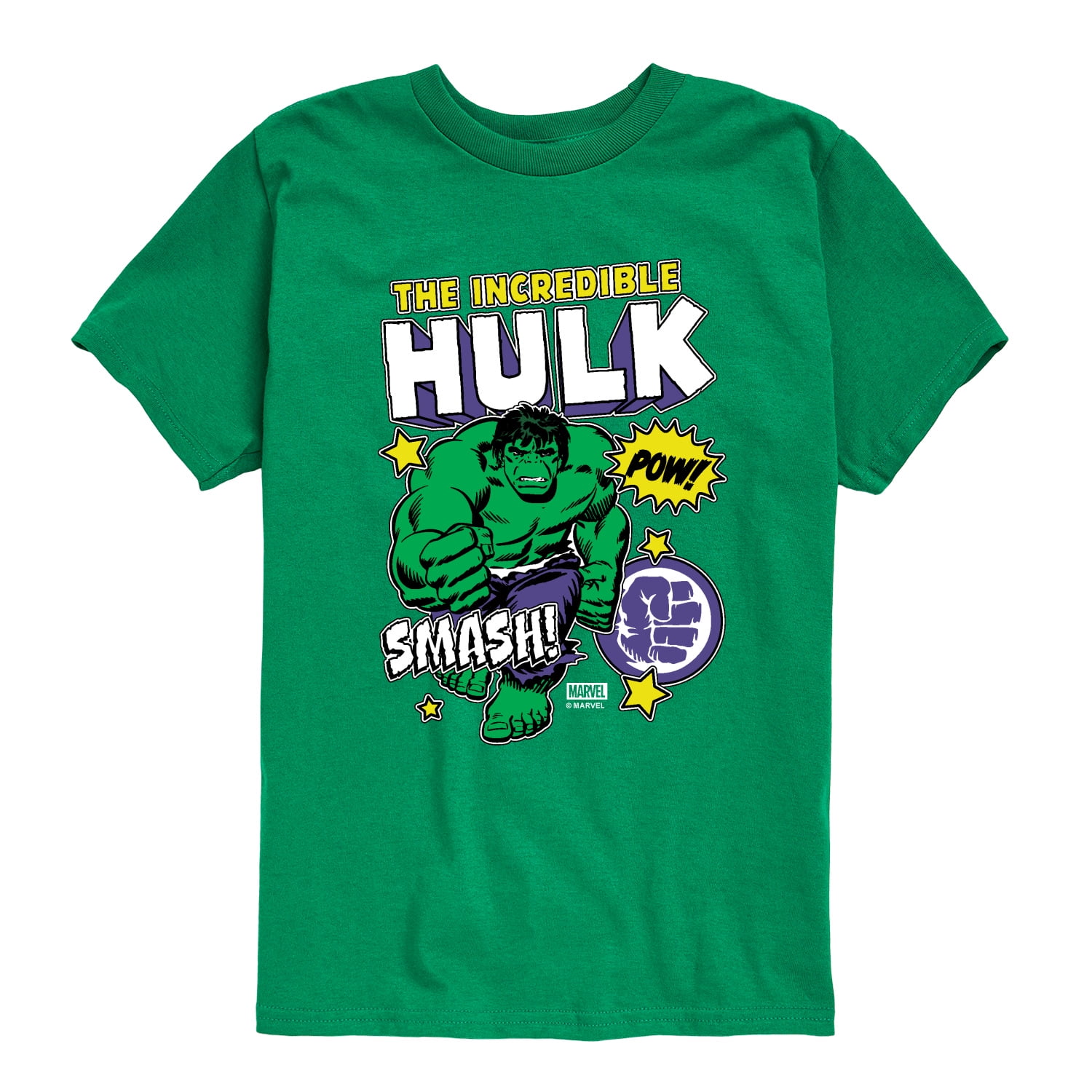 Marvel Hulk - Sticker Collage - Toddler And Youth Short Sleeve Graphic ...