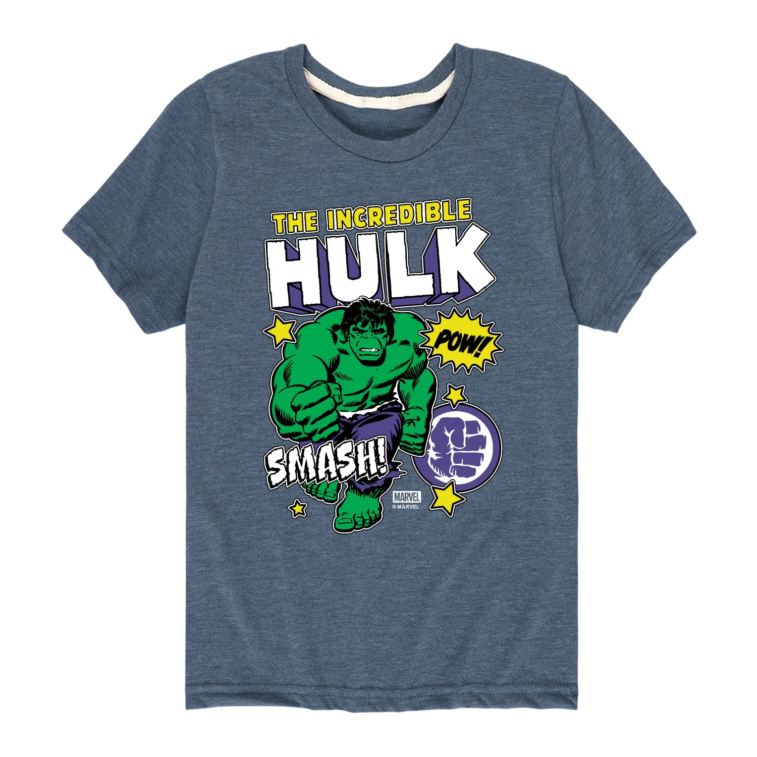 Marvel Hulk - Sticker Collage - Toddler And Youth Short Sleeve Graphic ...